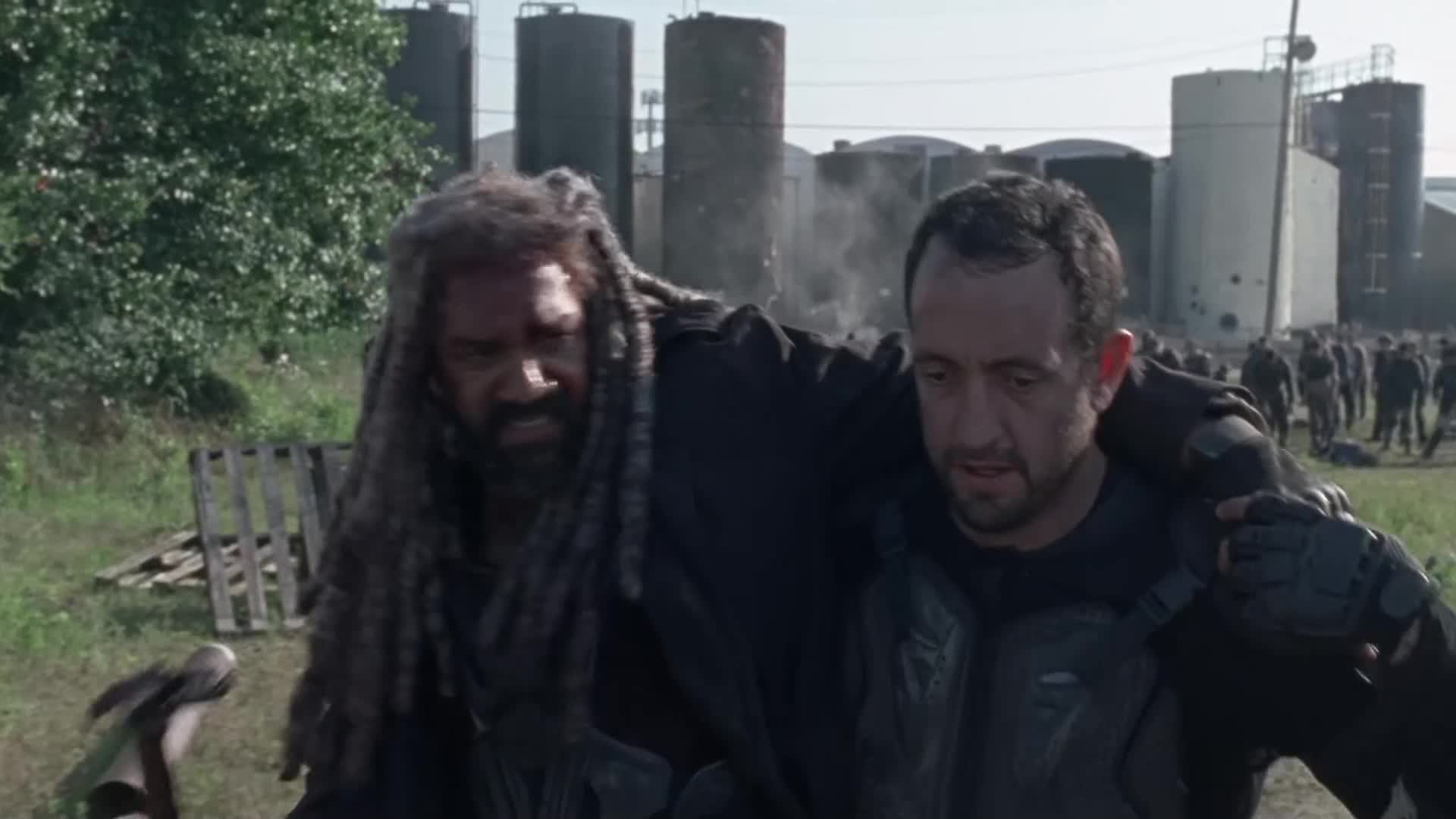 Have you seen Shiva? Not since we were hit. - The Walking Dead | Clip.Cafe