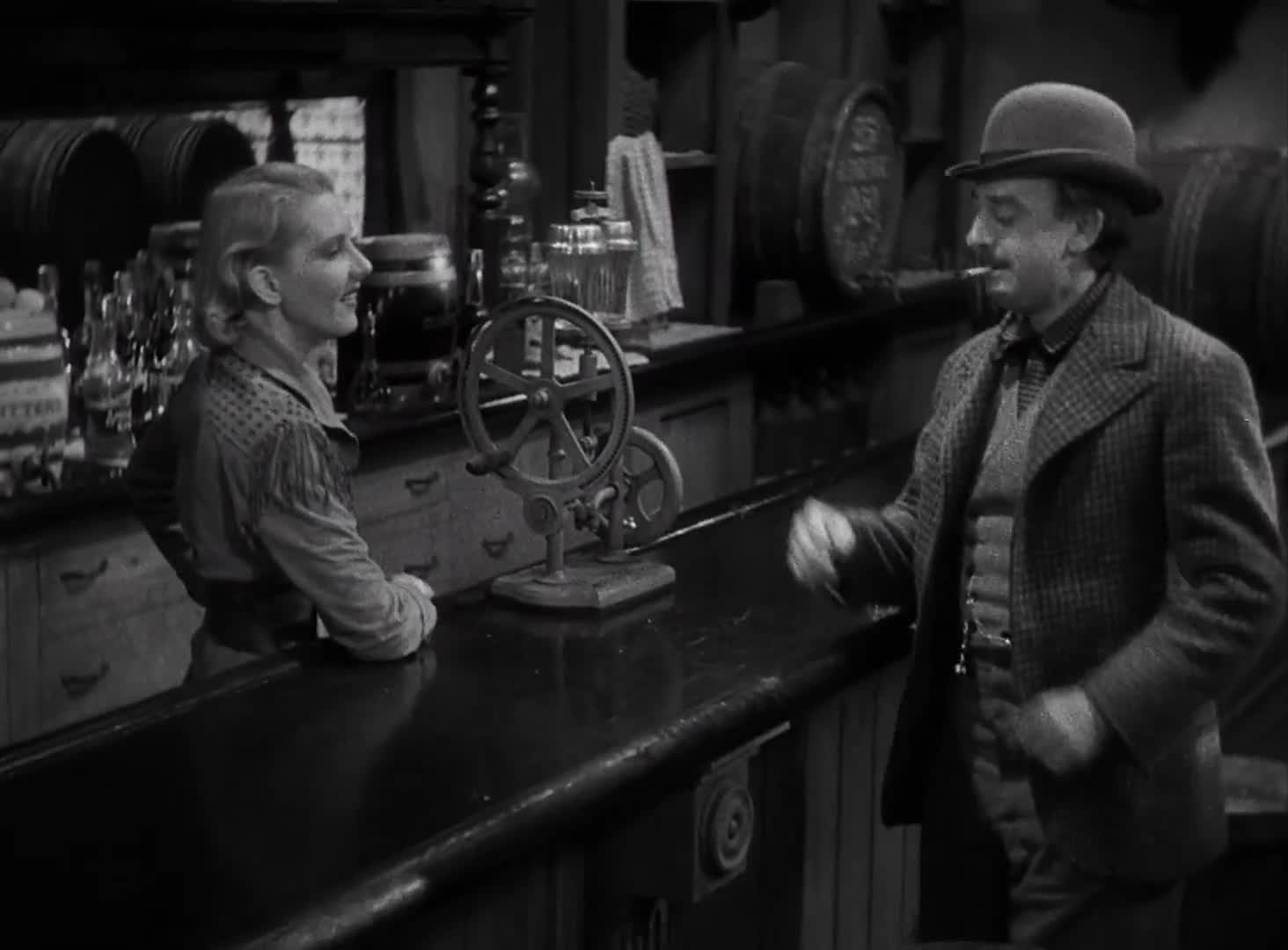 Hello, Calamity. Sherry and egg. Eggs are a dollar a piece. I said egg ...