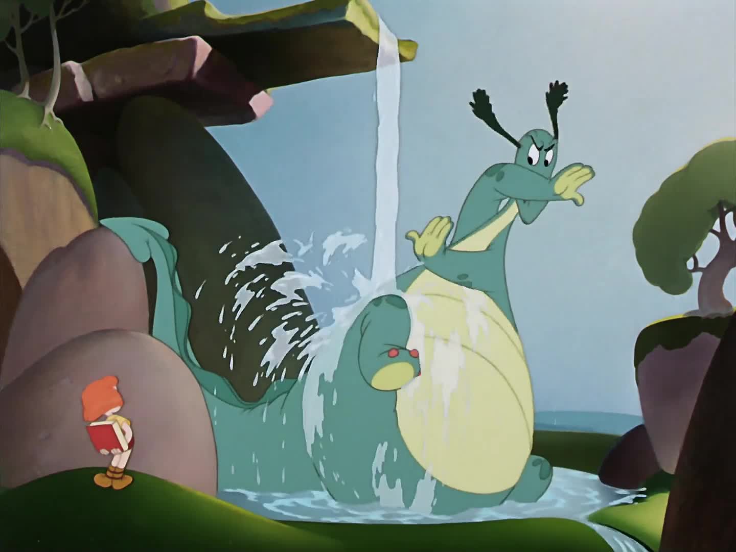 Hello, Dragon. Oh, now, boy. Don't you throw stonesat me or squirt ...