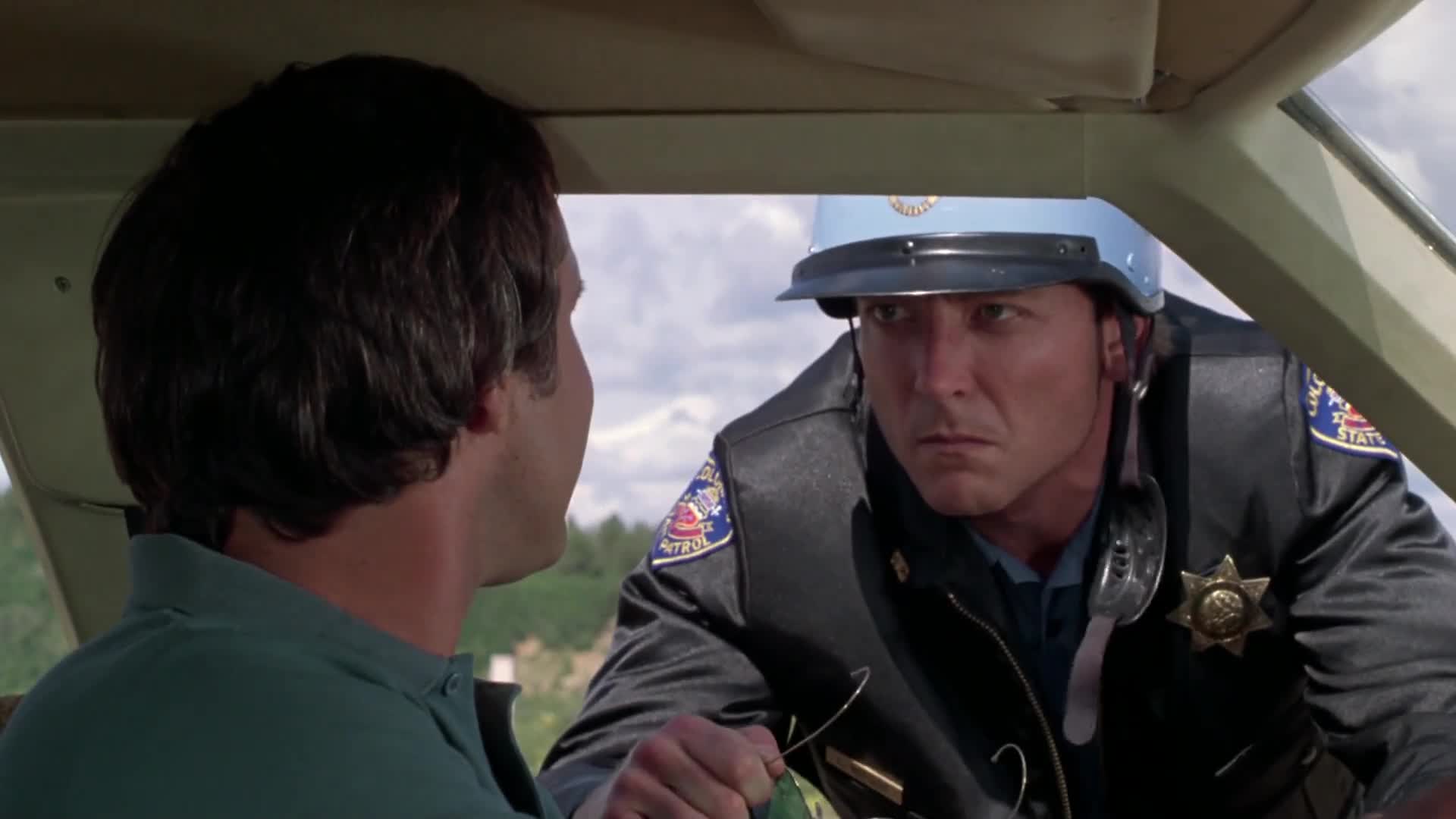 Hi officer, what's the problem? Get out of the car! I don't think I was ...