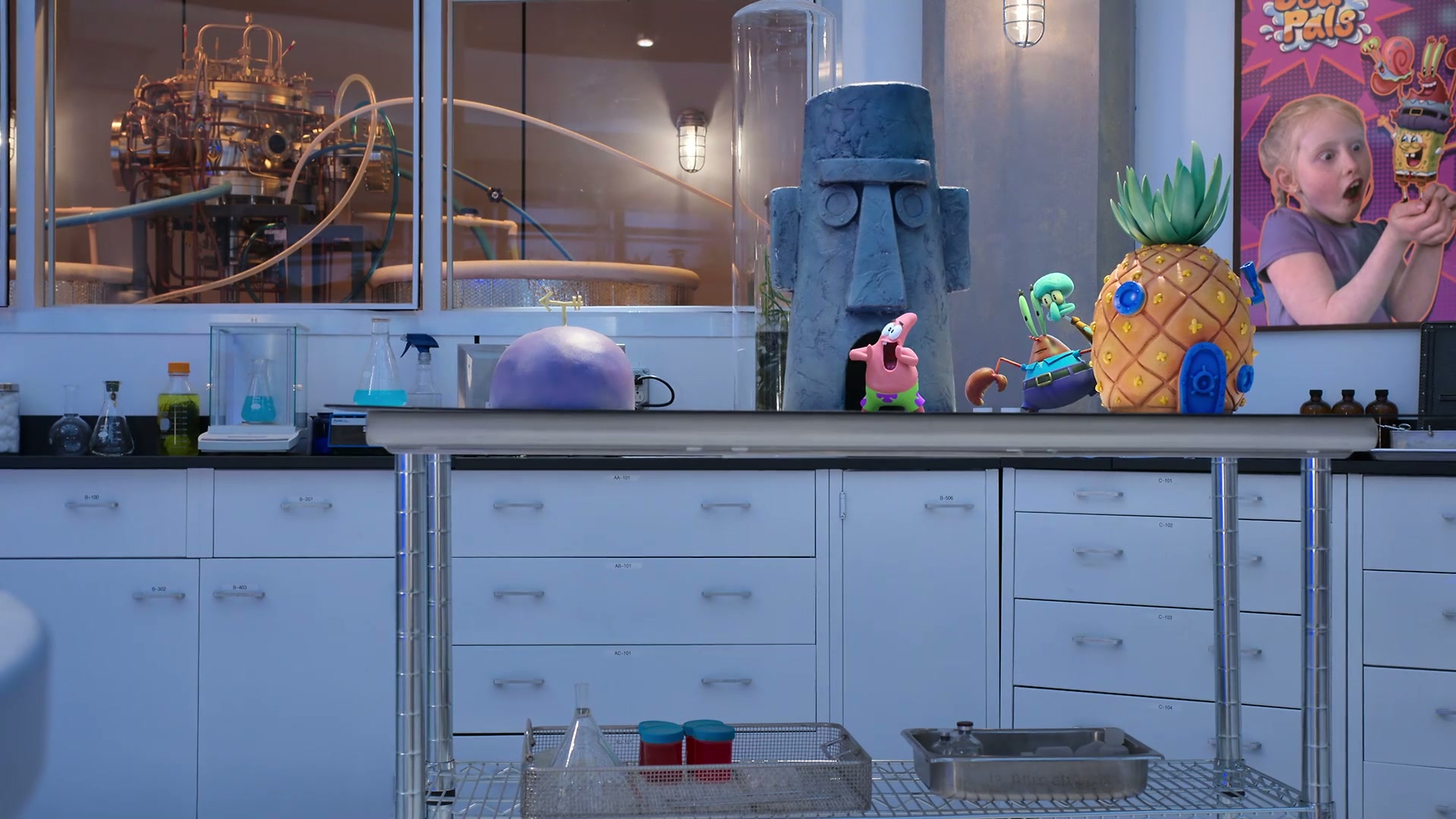 "Hello, SpongeBob!" - Saving Bikini Bottom: The Sandy Cheeks Movie quote