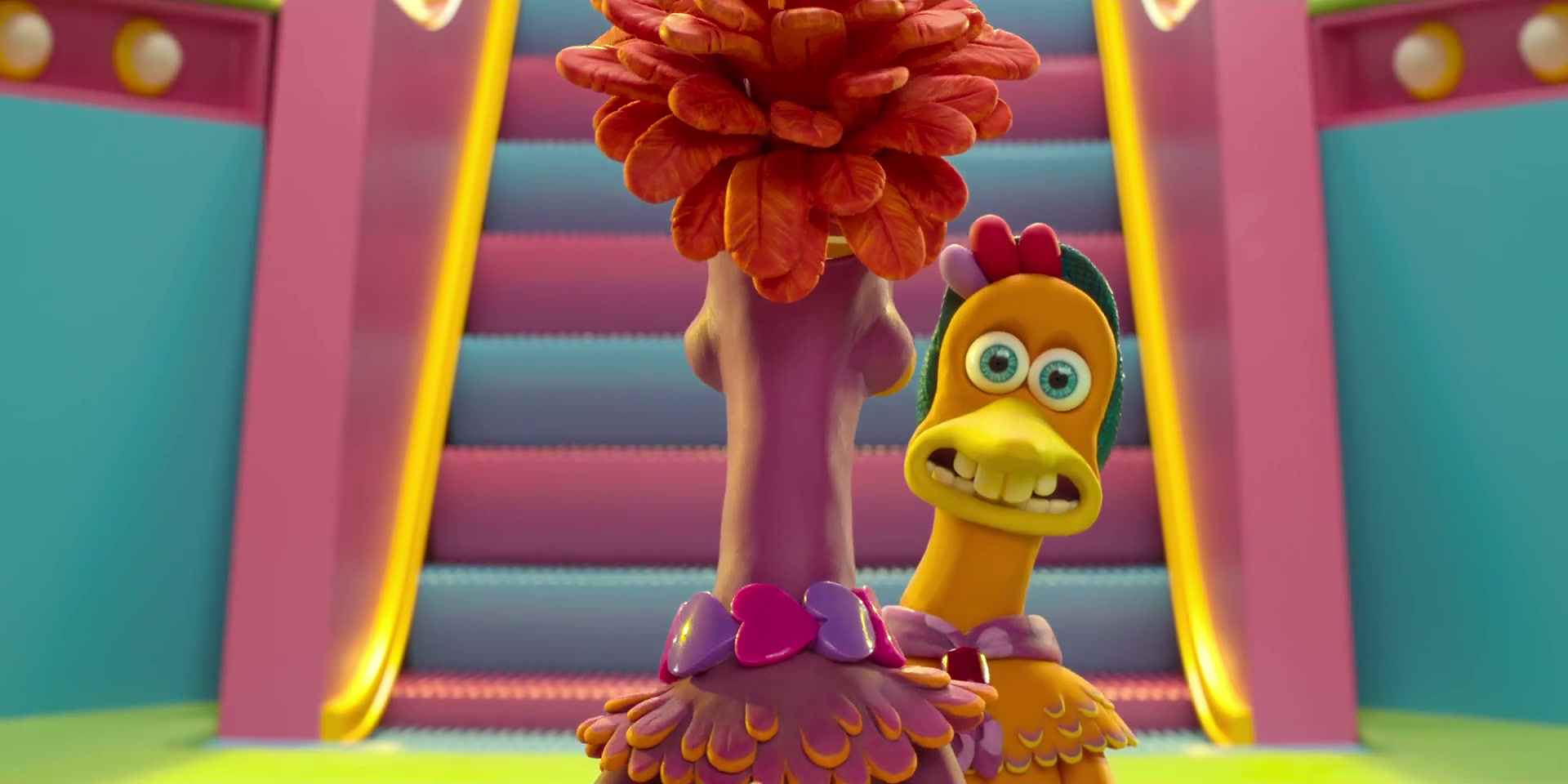 "- Time to go!- Try to push them back!" - Chicken Run: Dawn of the ...