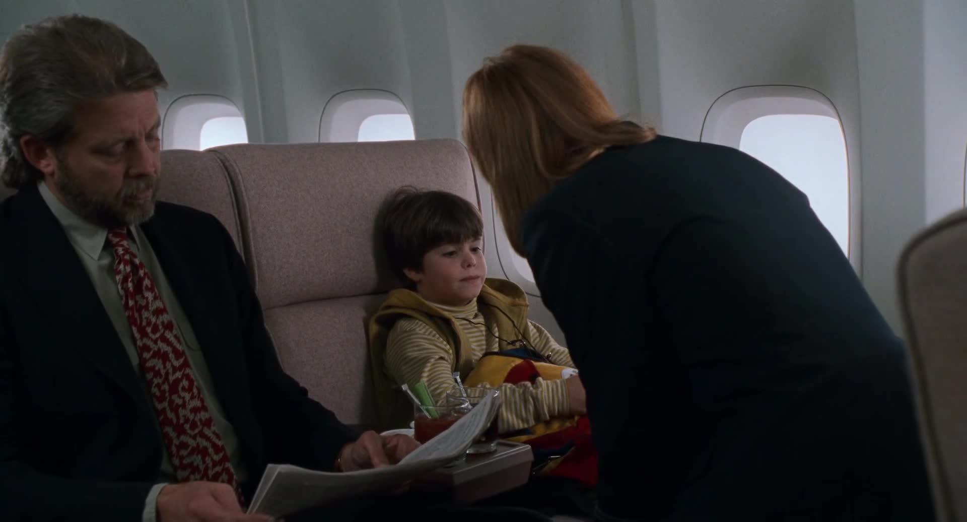 - Here's a pin for flying with us.- Thank you. - You're welcome. Can I ...