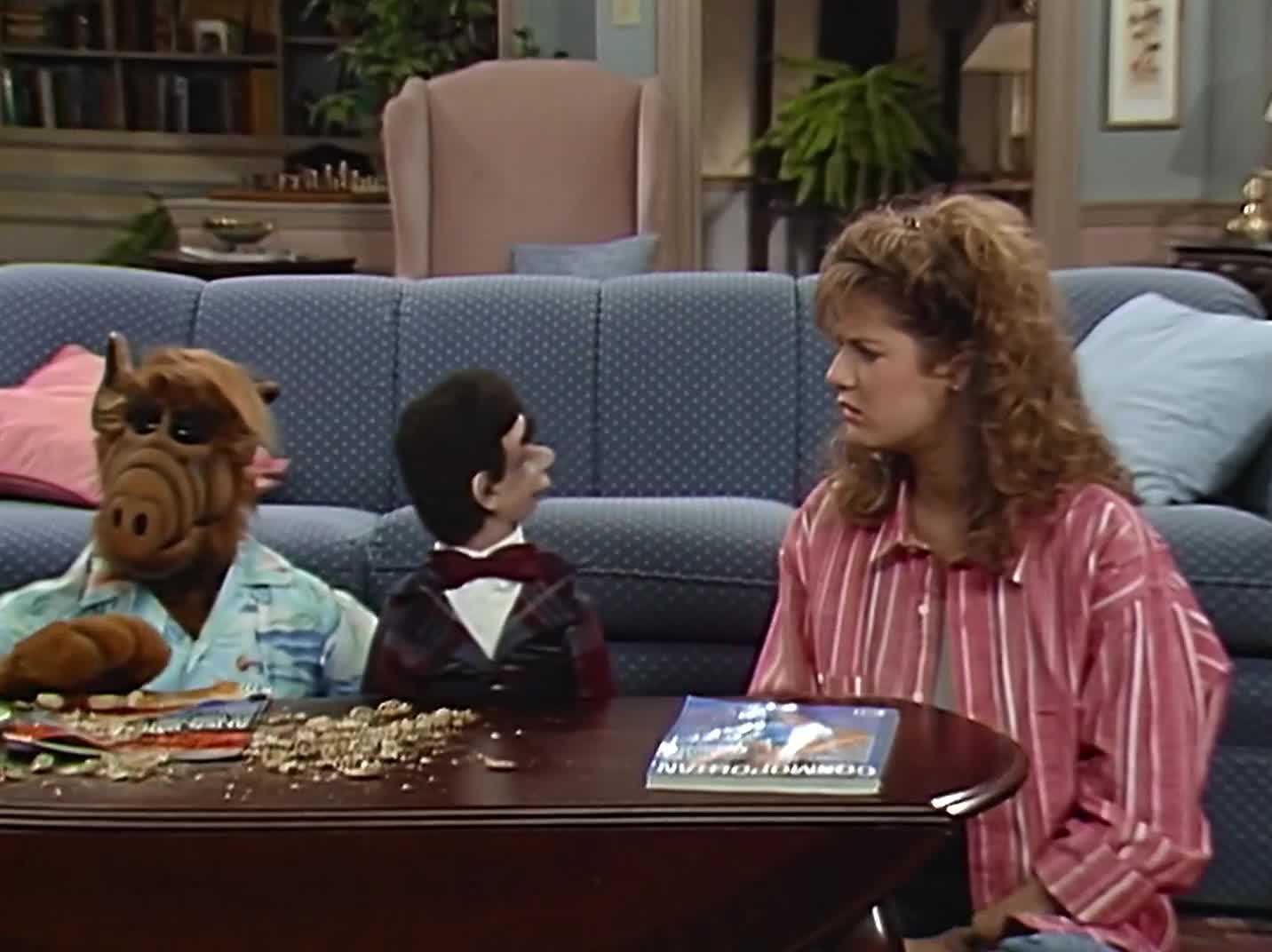 "He's giving me the creeps! Goodbye. I..." - ALF quote