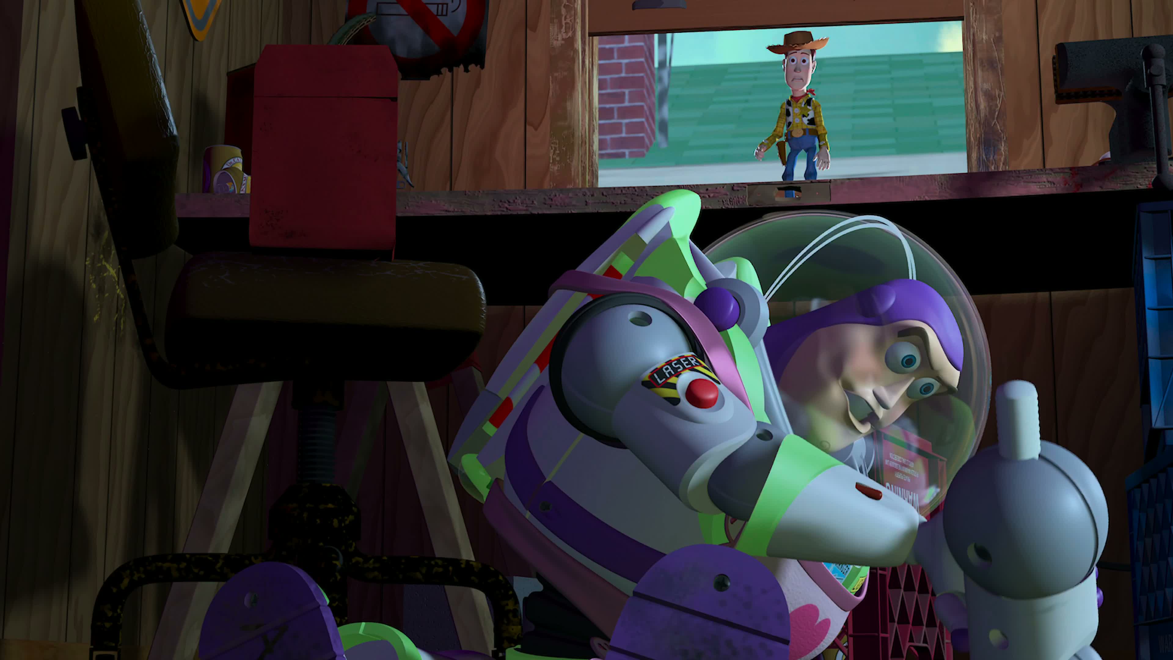 - Hey, look!- Woody! Oh, boy, am I gladto see you guys! - I knew you'd ...