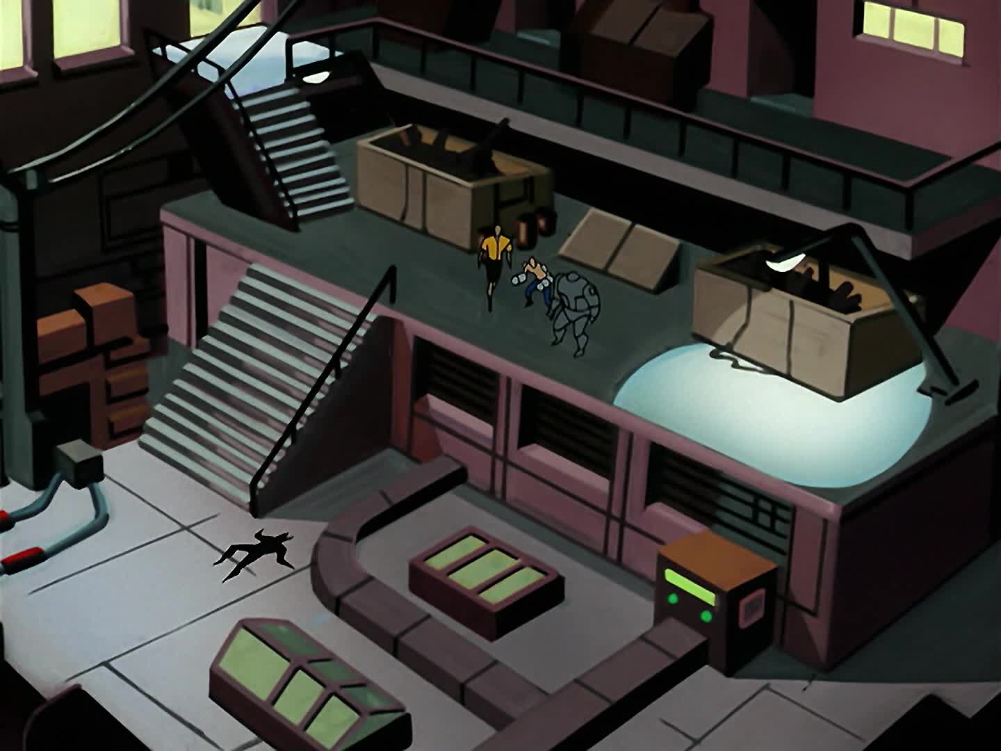 Hey, mind if I cut in? Be my guest. Finish him off. - Batman Beyond ...