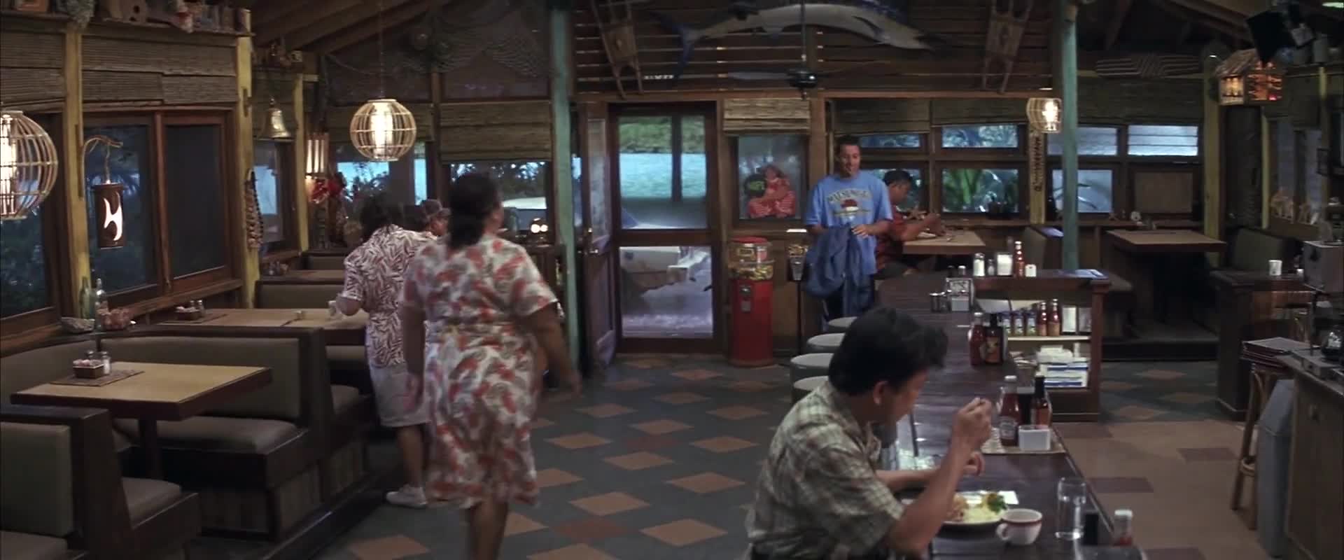 Hey, you. Aloha.-Aloha. Not aloha, "hello," aloha, "goodbye."We're ...