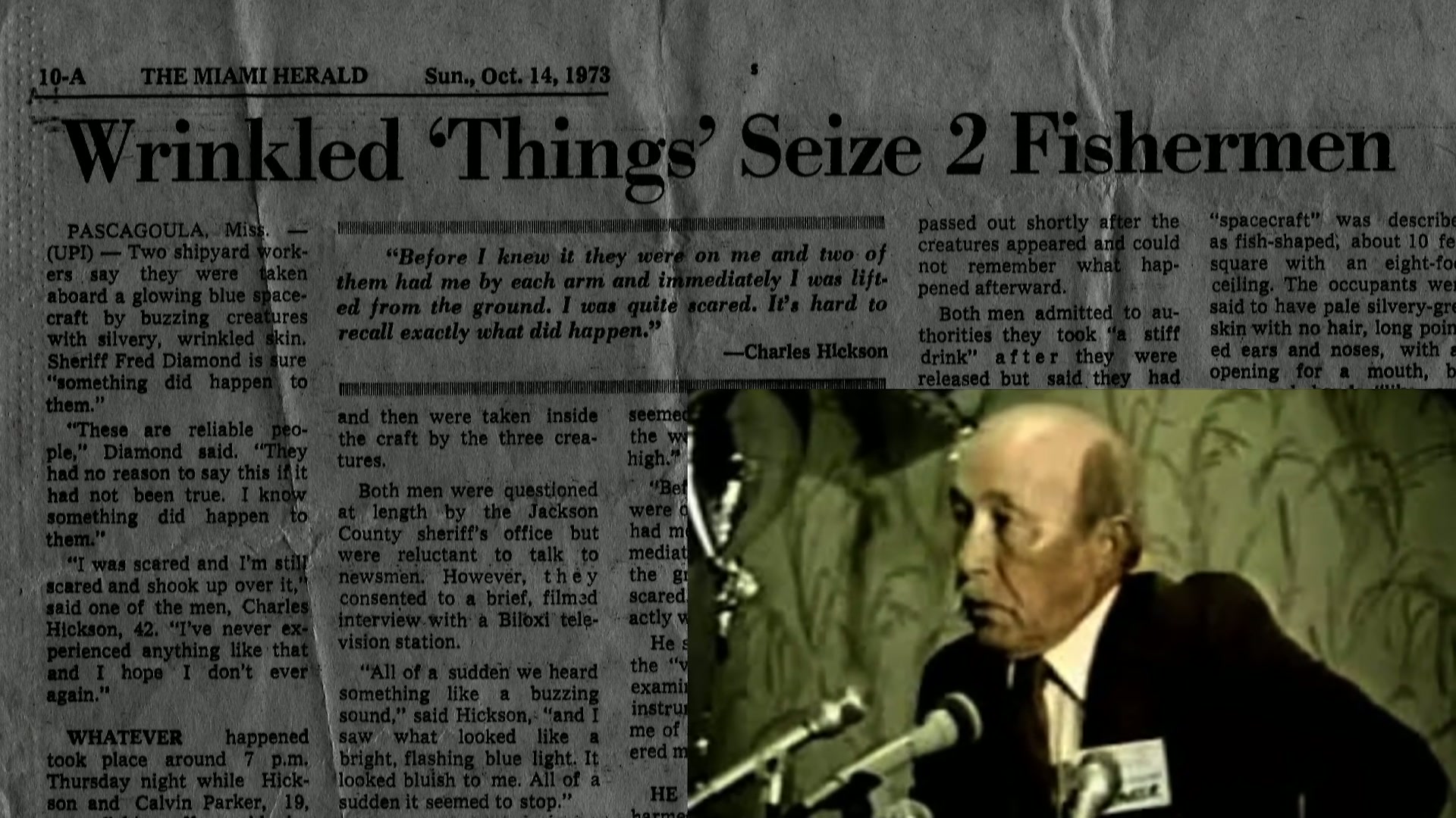 Hickson later appearedon talk shows, gave lectures andinterviews, and ...