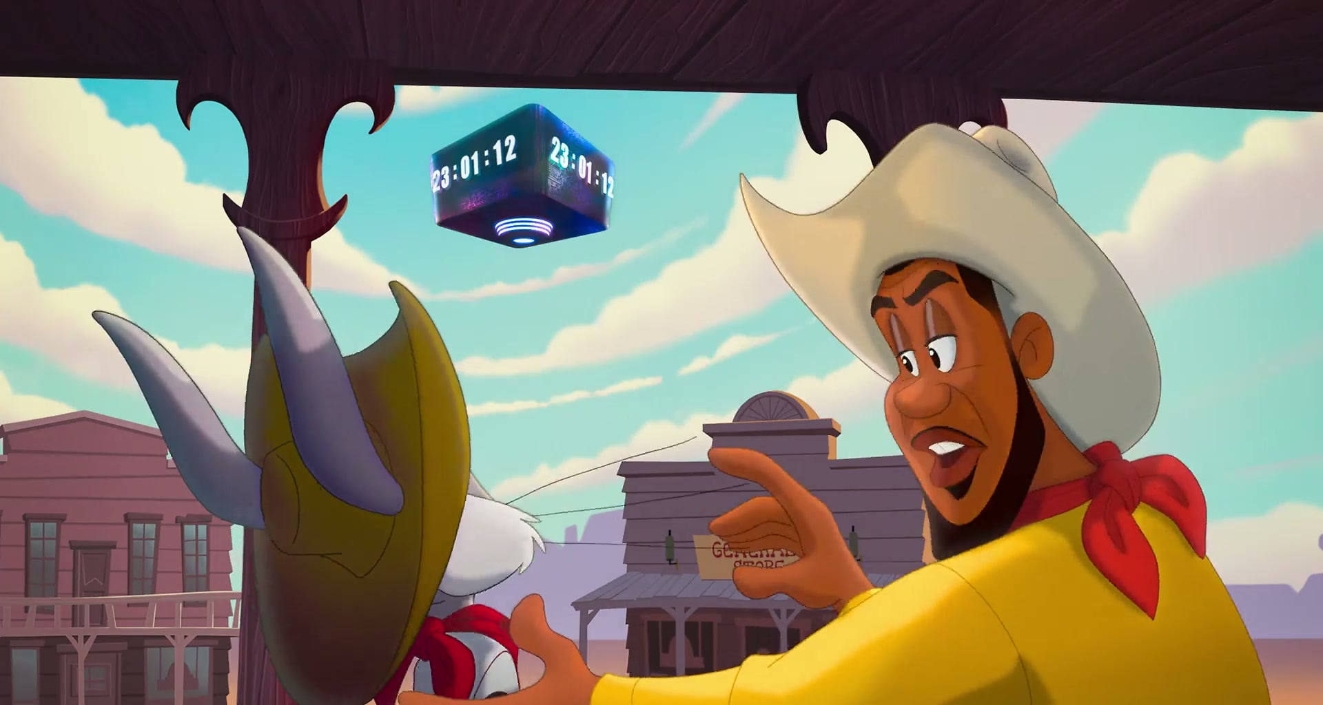 "Hol... Hold up, Doc. So, you want me, a talking cartoon bunny, to play ...