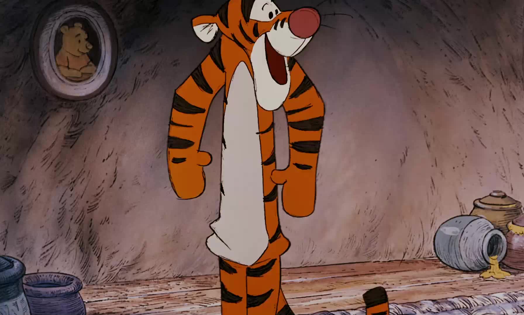 Honey! Oh, boy, honey! That's what tiggers like best. I was afraid of ...