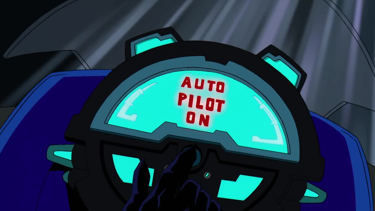 "Autopilot on. Hey, no hitchhikers. Oh, I really need my own set of ...