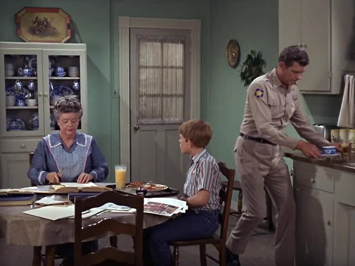 I FINISHED THAT POSTERFOR YOU, AUNT BEE. OH, THANK YOU, OPIE. IT'S SO ...