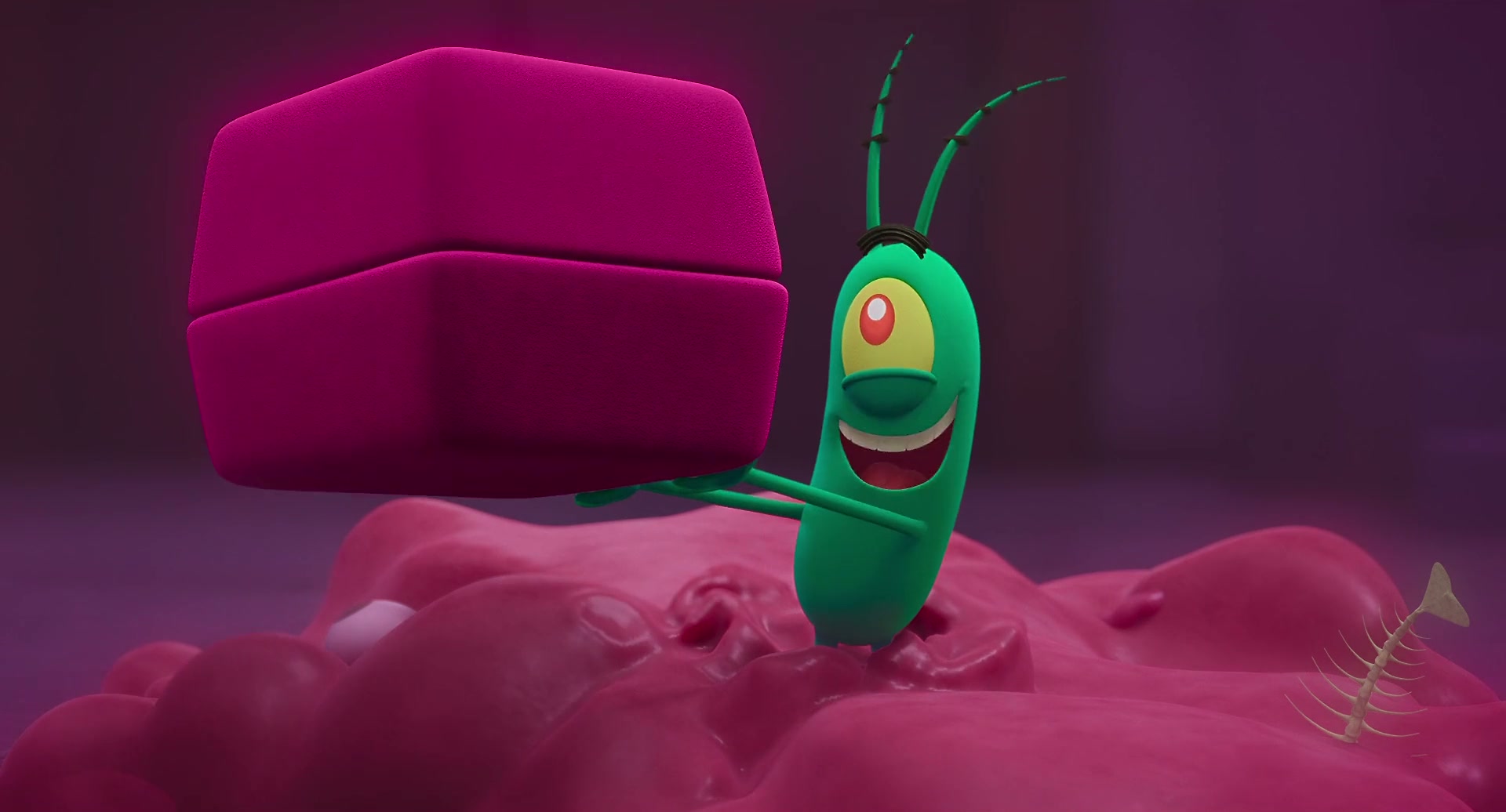 I got a new computer part for you today. - Plankton: The Movie | Clip.Cafe