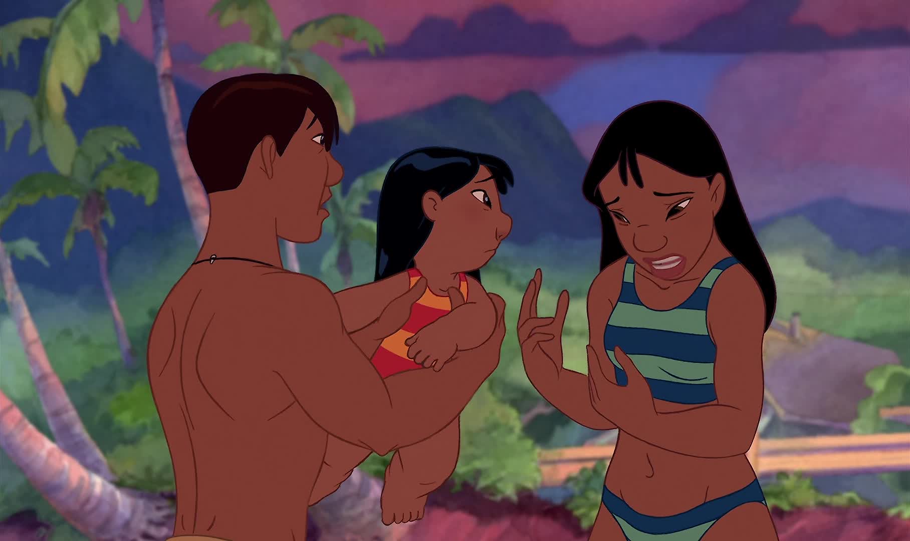 One, two, three...? Aieee... - Lilo & Stitch | Clip.Cafe
