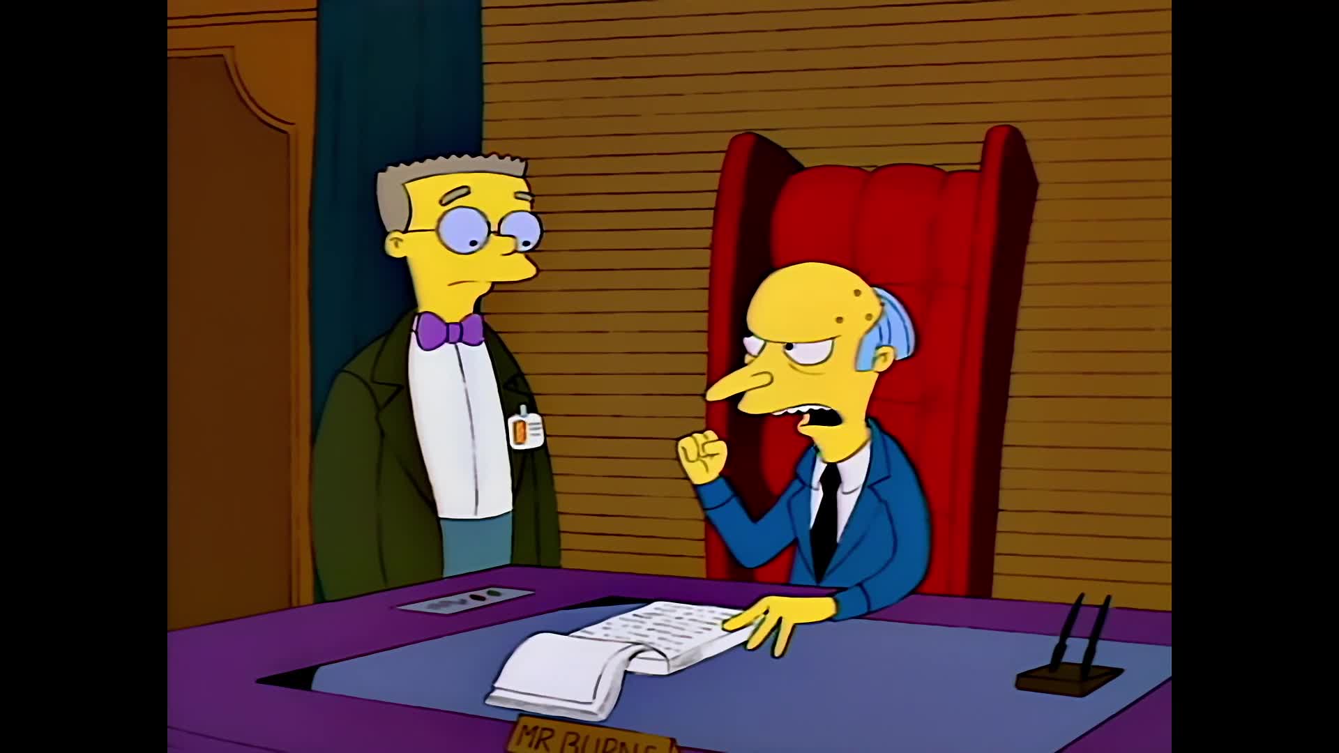 "Come on boys, crack those atoms! You! Turn out your pockets! Atoms ...