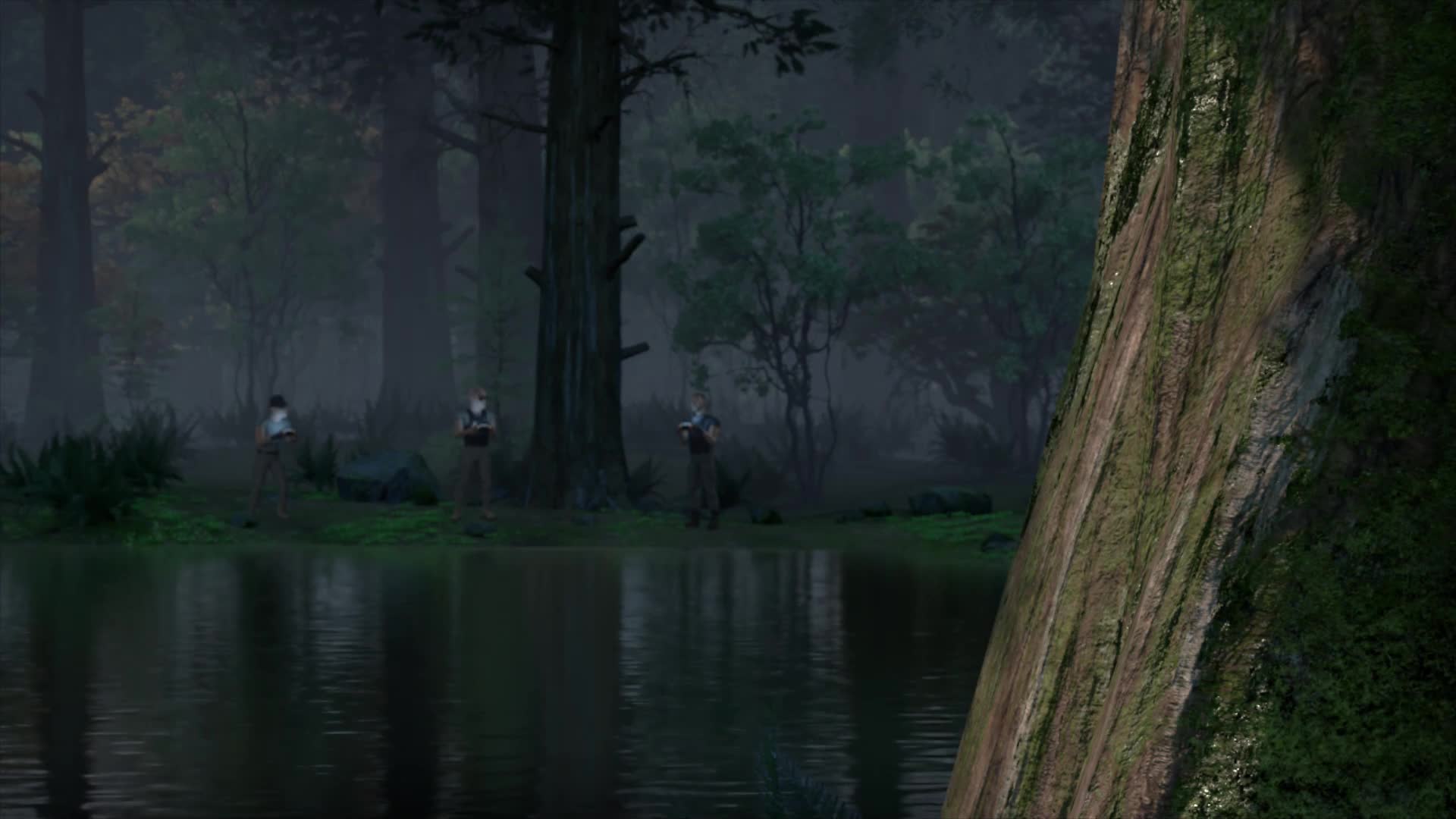 "I'll take this side. - You guys go the other way.- Got it." - Jurassic ...