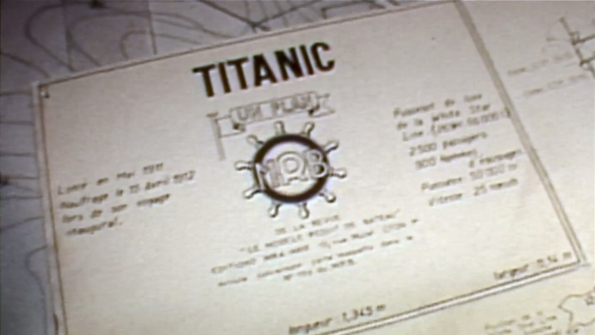 It was actuallymapping the wreckage that told me howto find the Titanic ...