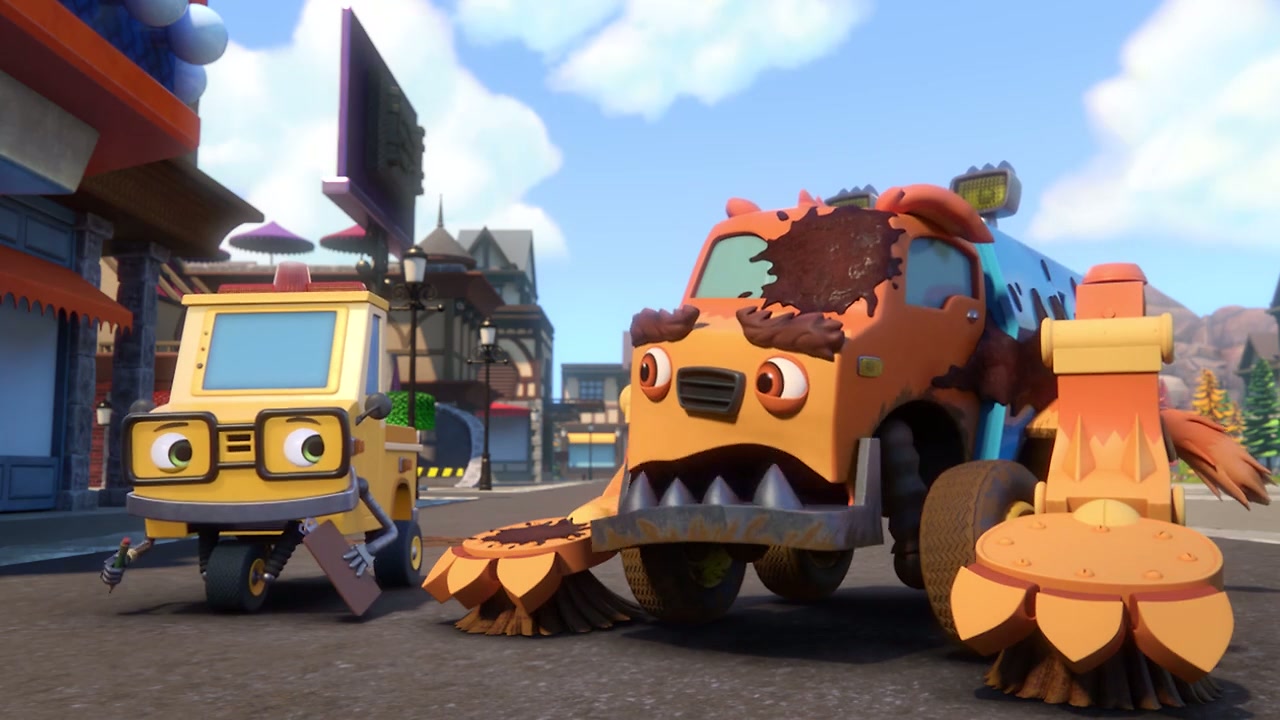 "It's so boring and slow and sudsy." - Mighty Monsterwheelies quote