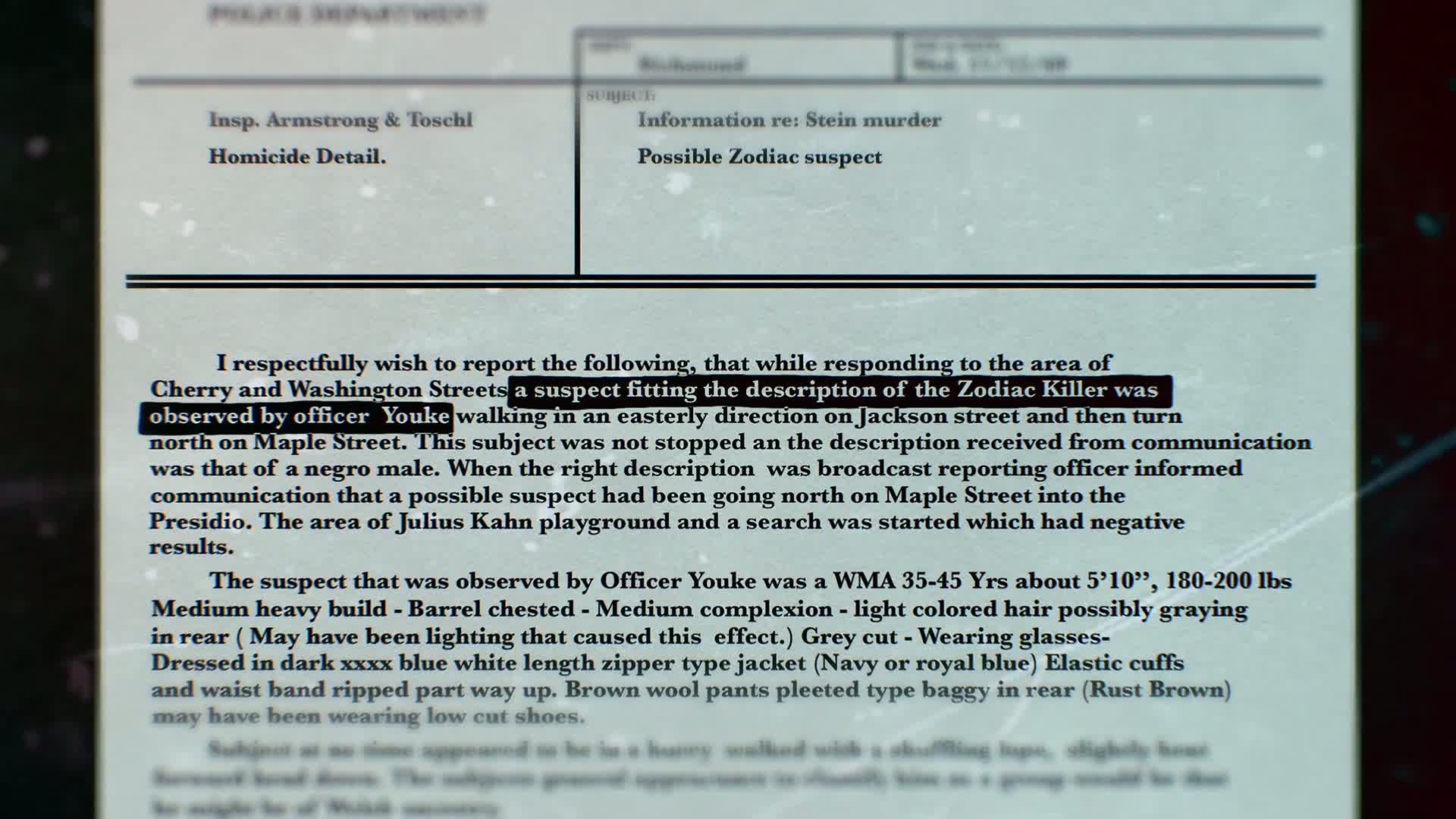 It's mostly believedthat Donald Fouke did witness the ZodiacKiller that ...
