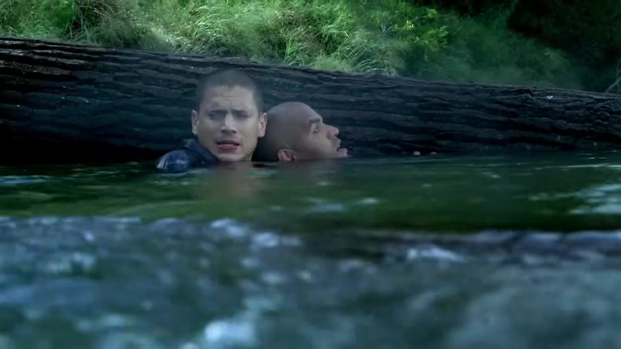 It's okay, papi. Let me go. We're a quarter miledownriver below the dam ...