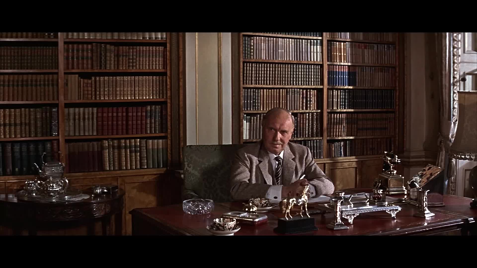 It's unforgivable. I lost my temper. The maddening thingis that he's ...