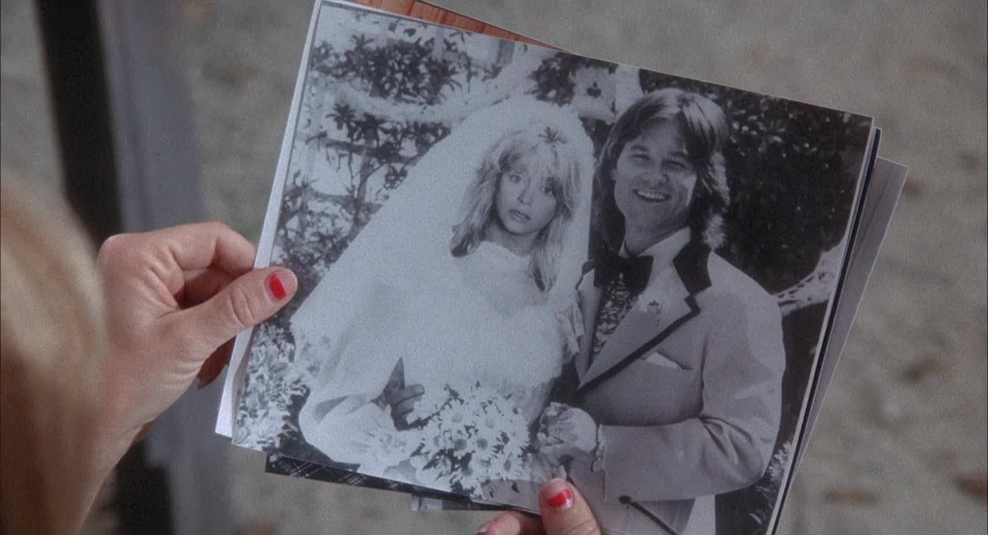 "It's my wedding day, why do I look so annoyed? Oh, well, your dad ...