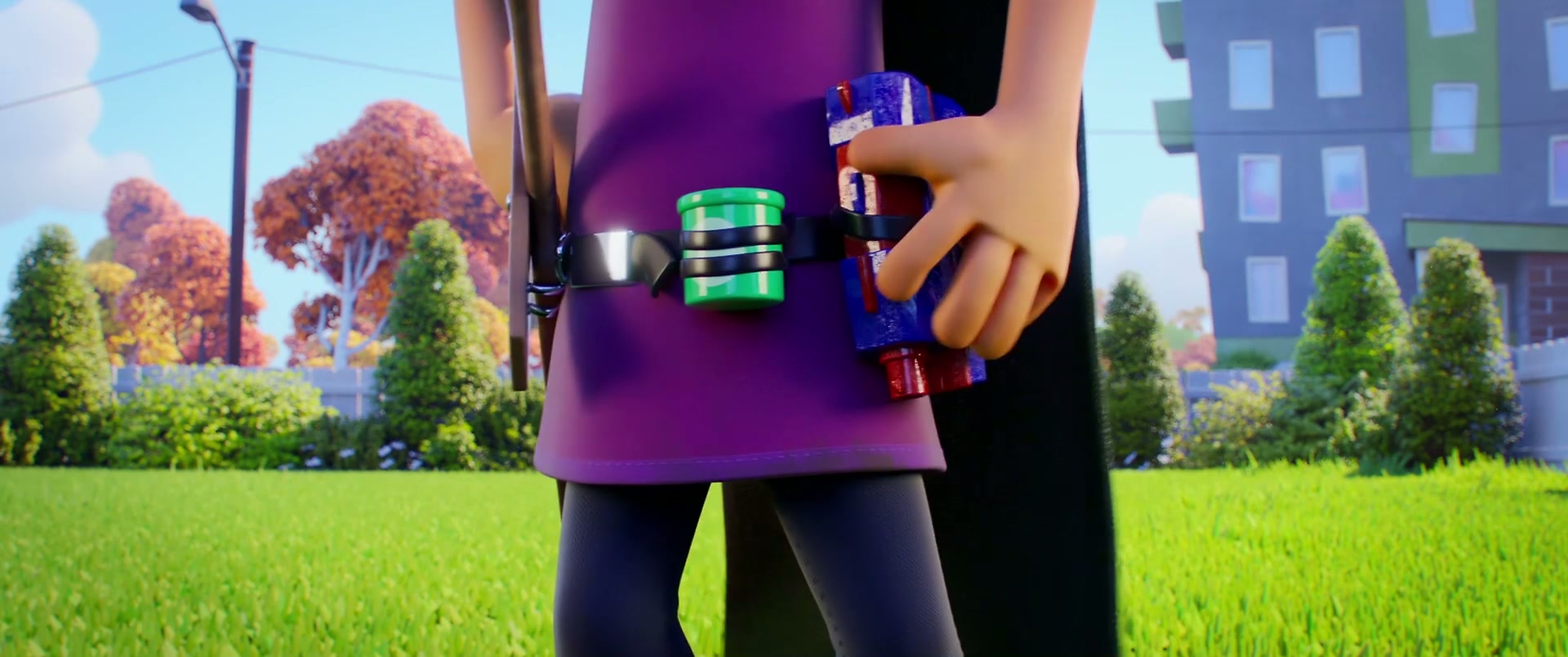"I've got a sword, slime,centurion megablaster, and vampire teeth, too ...