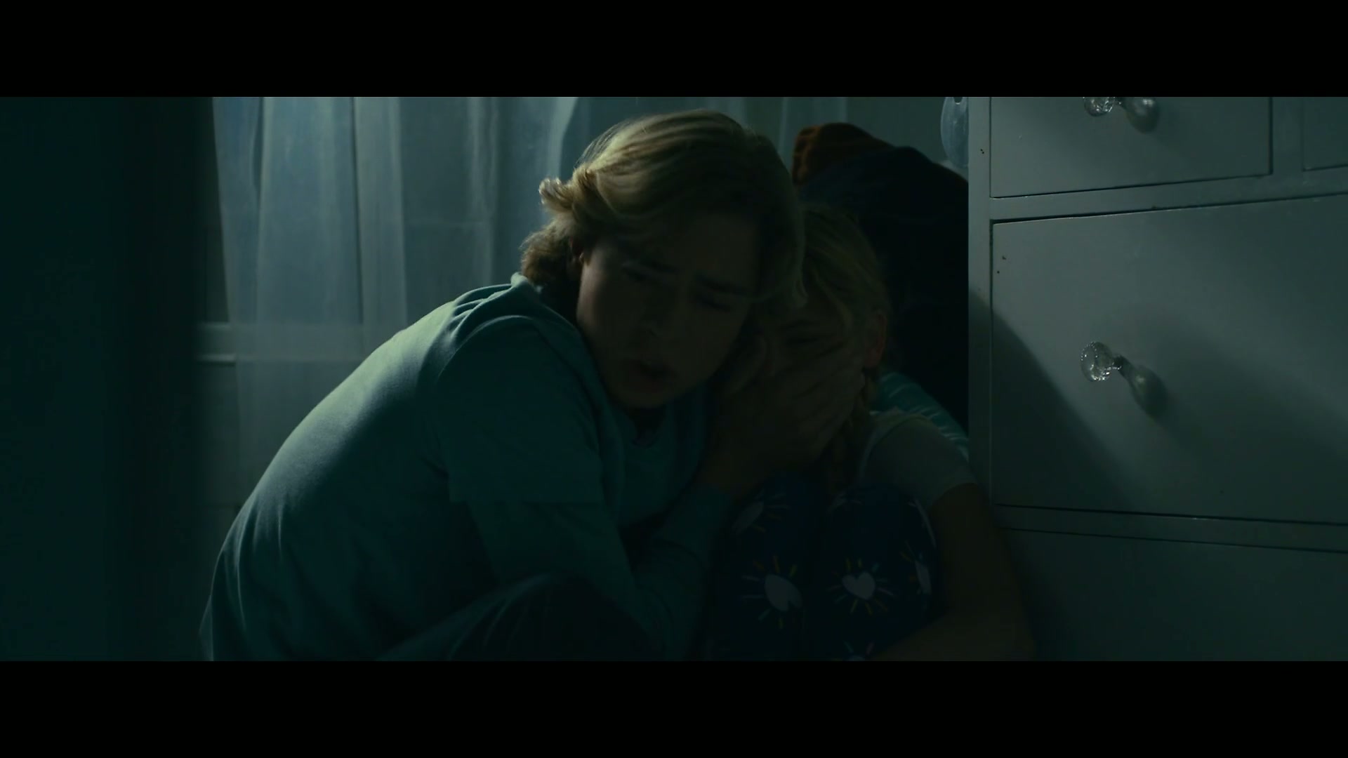 "(Jolie crying softly) (Wyat shushing) (suspenseful music) (Britt ...