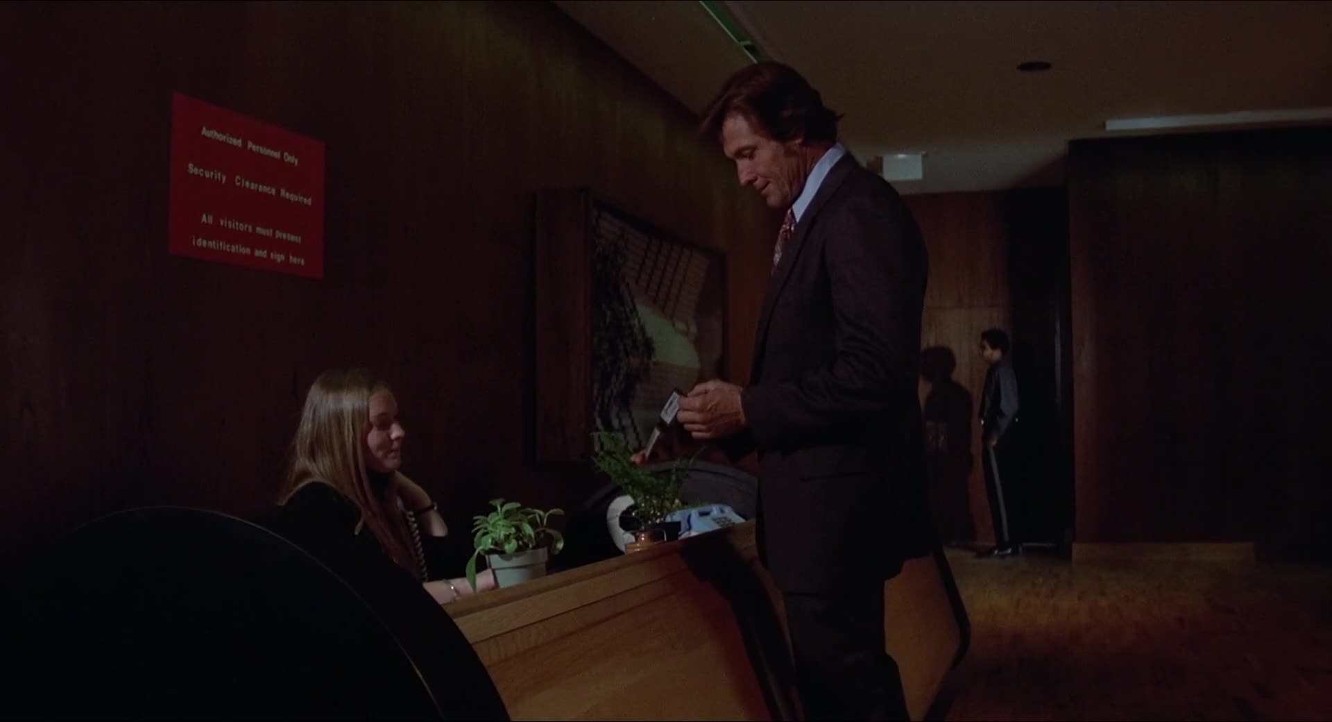 "Just one moment. - Hi.- Hi. Neil Agar. I'm expected. Okay. Great, it's ...