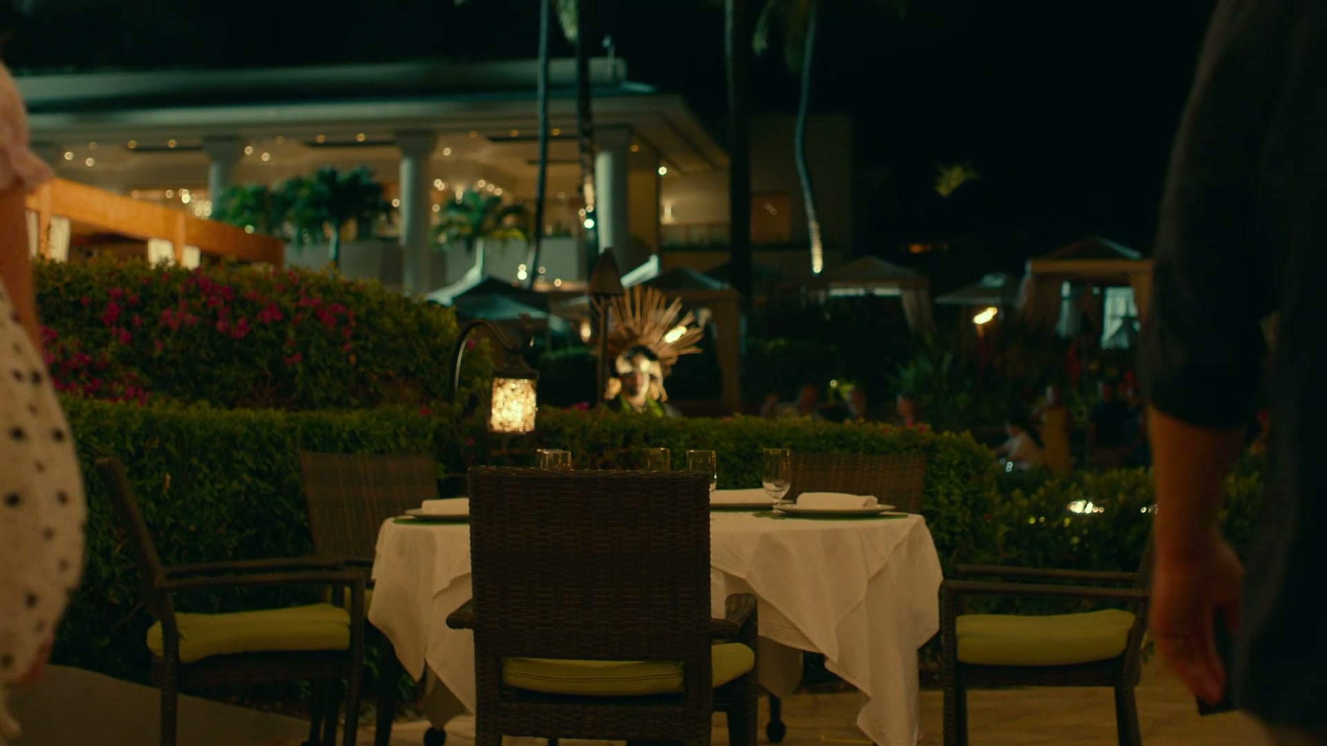 "Just over here. There we are. Lovely. Thank you. Some menus for you ...