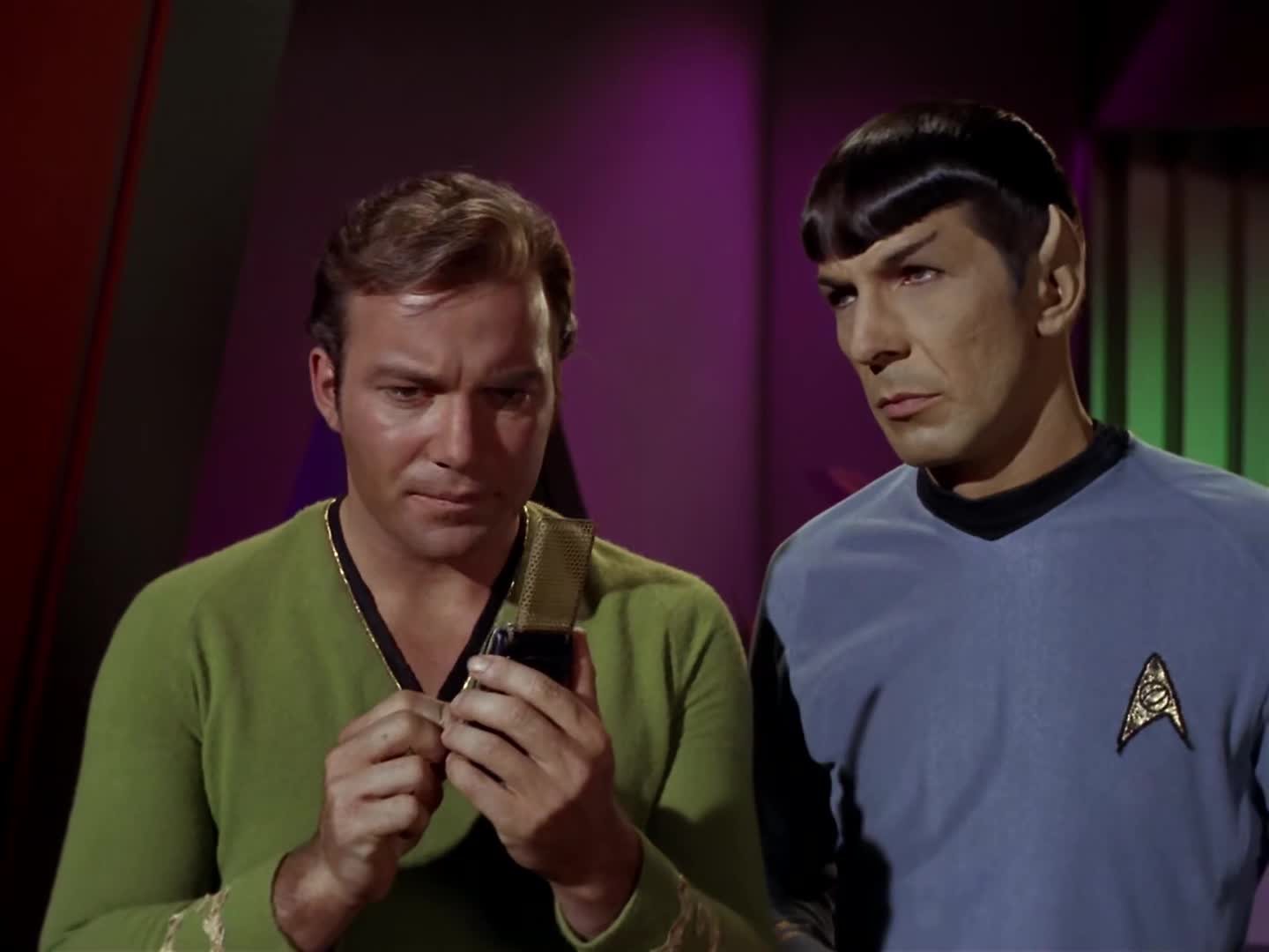 - Kirk to Enterprise.- Enterprise here. Secure from general quarters ...