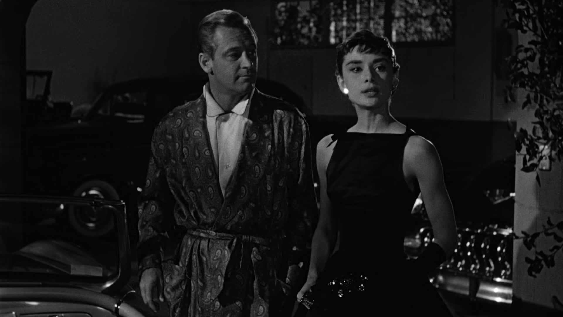 Kiss me, David. Love to, Sabrina. Again. That's better. What's the ...