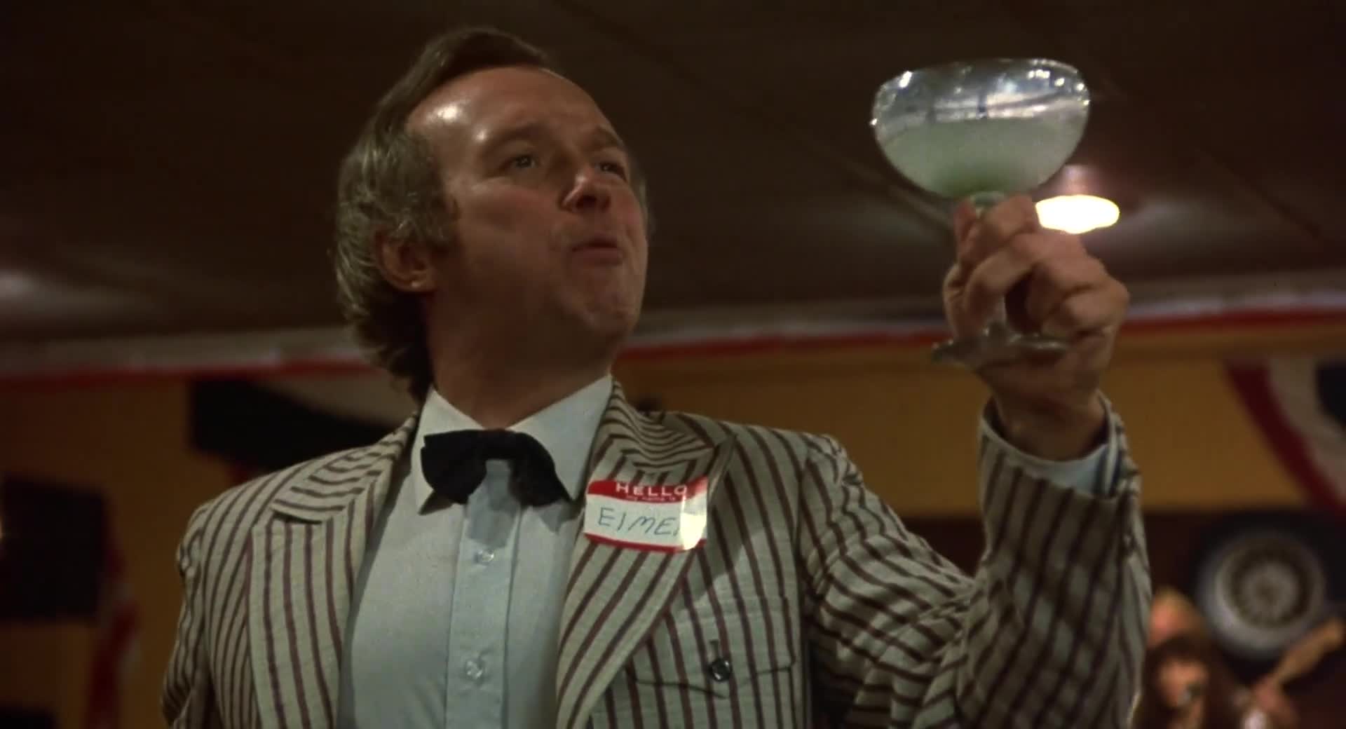 "Let's drink to Arthur, the hurricane detector. The best invention of ...