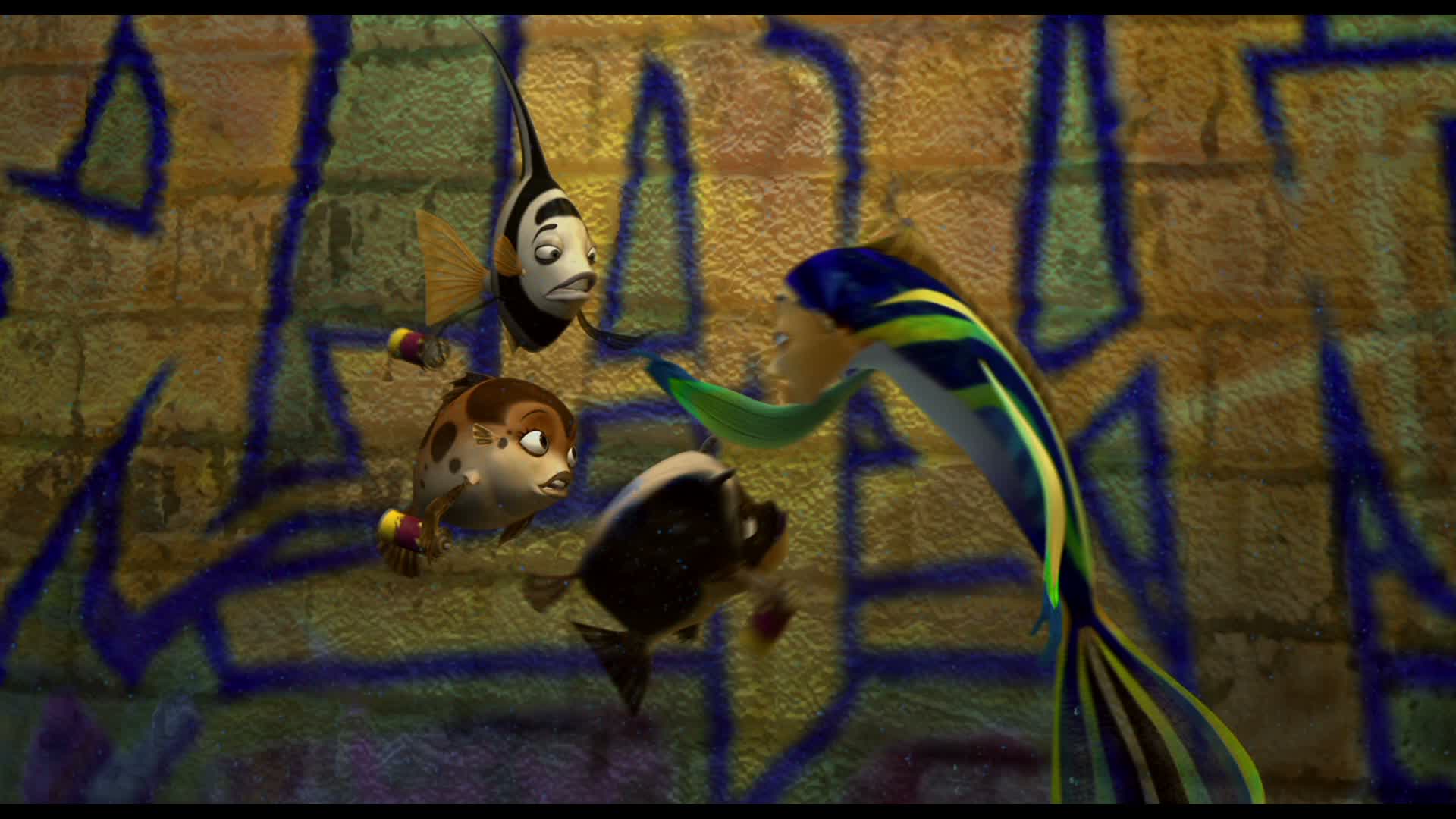Let's go make Mr Sykes puff up! - Shark Tale | Clip.Cafe