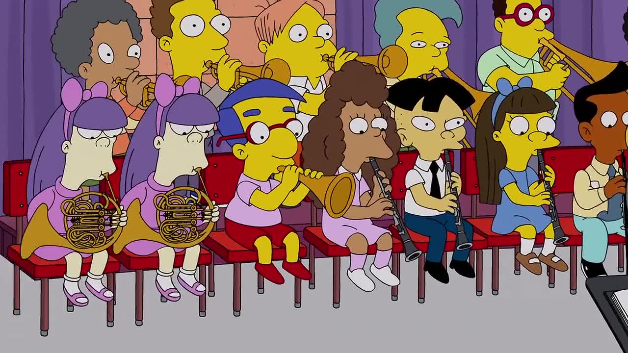 Lisa Simpson. Those measures were supposedto be pianissimo, but instead ...