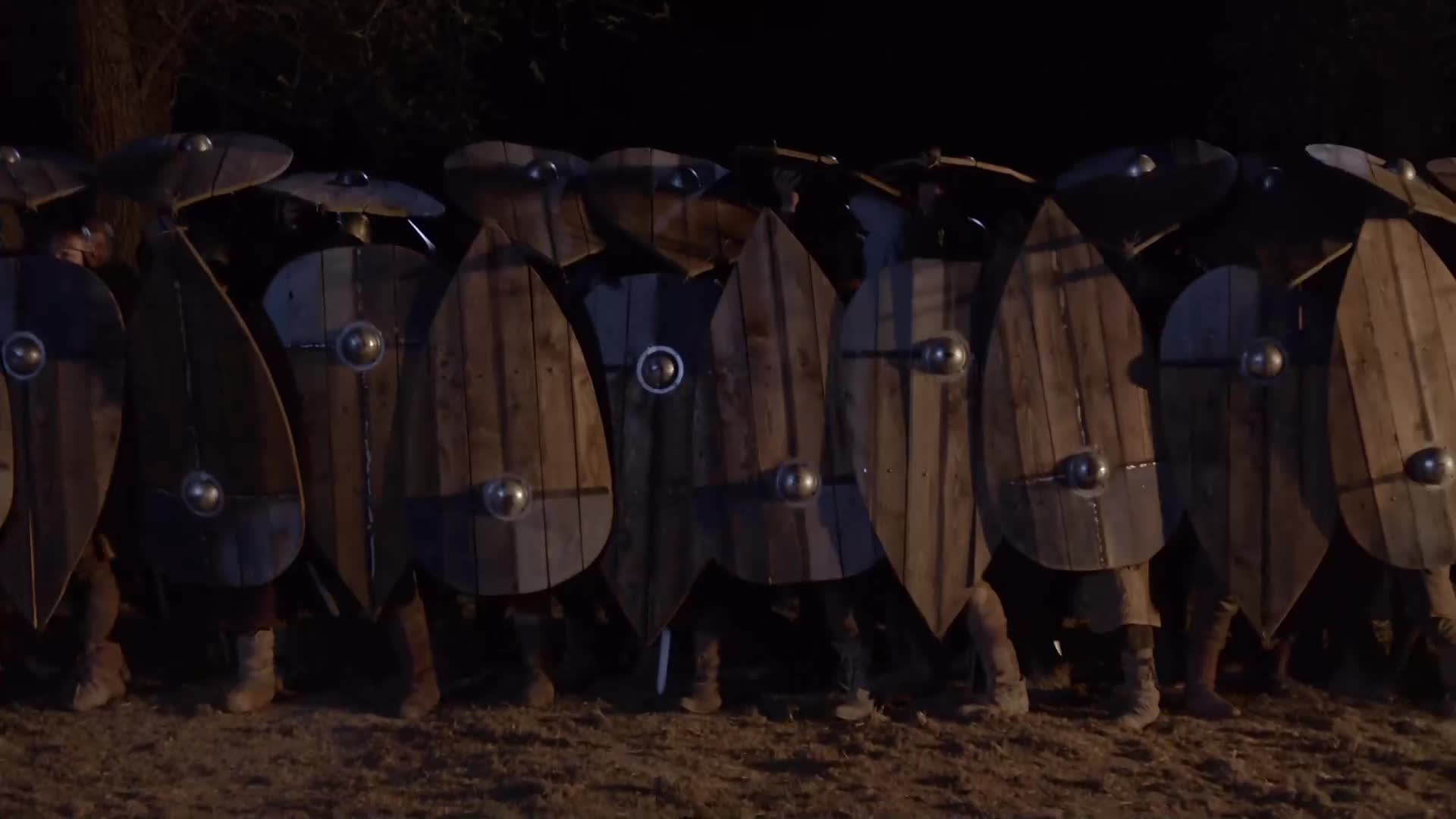 (MAN) shield wall! Now kill the bastards! (ALL YELLING) - The Last ...