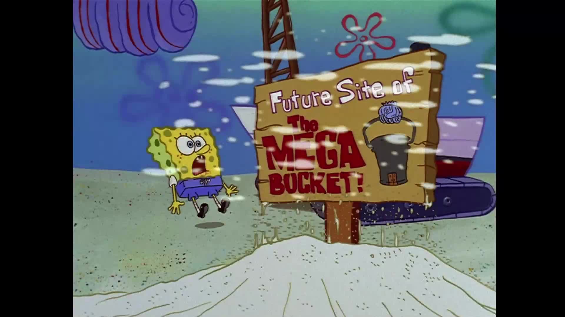 Mega Bucket? You've used me for land development! That wasn't nice ...