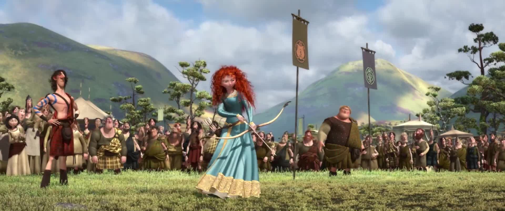 Merida, stop this! Don't you dare loose another arrow. - Brave | Clip.Cafe
