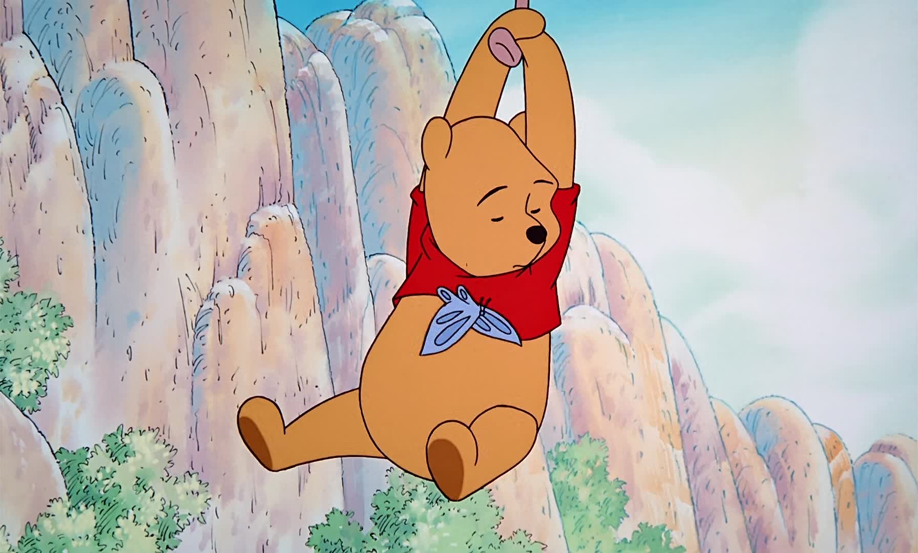 May we be coming down soon? I believe so, Piglet. Uh, how soon? Very ...