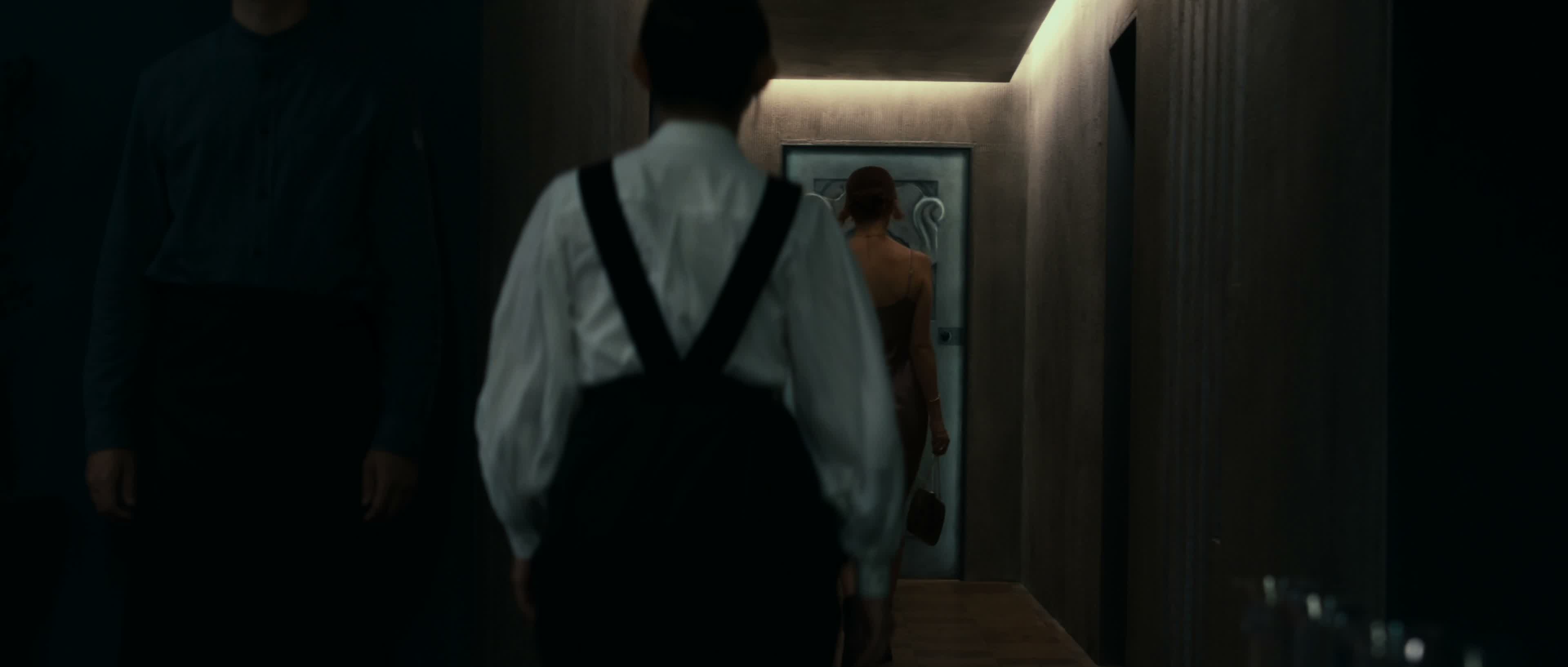 Miss Mills? How can I assist you? Just looking forthe ladies' room ...