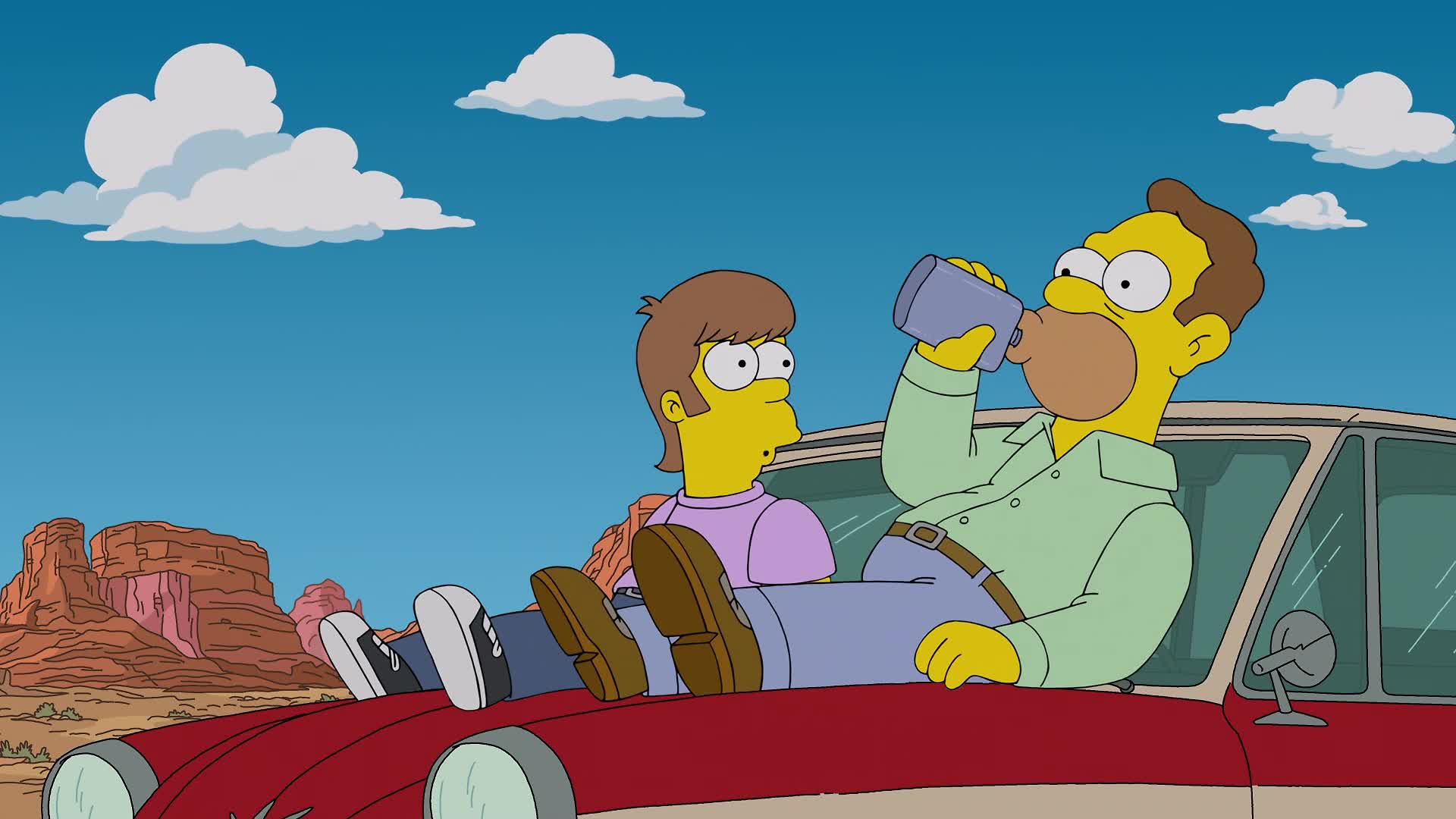 Mm. Oh, Mona. Hey, I thoughtyou stopped drinking. I stopped drinking at ...