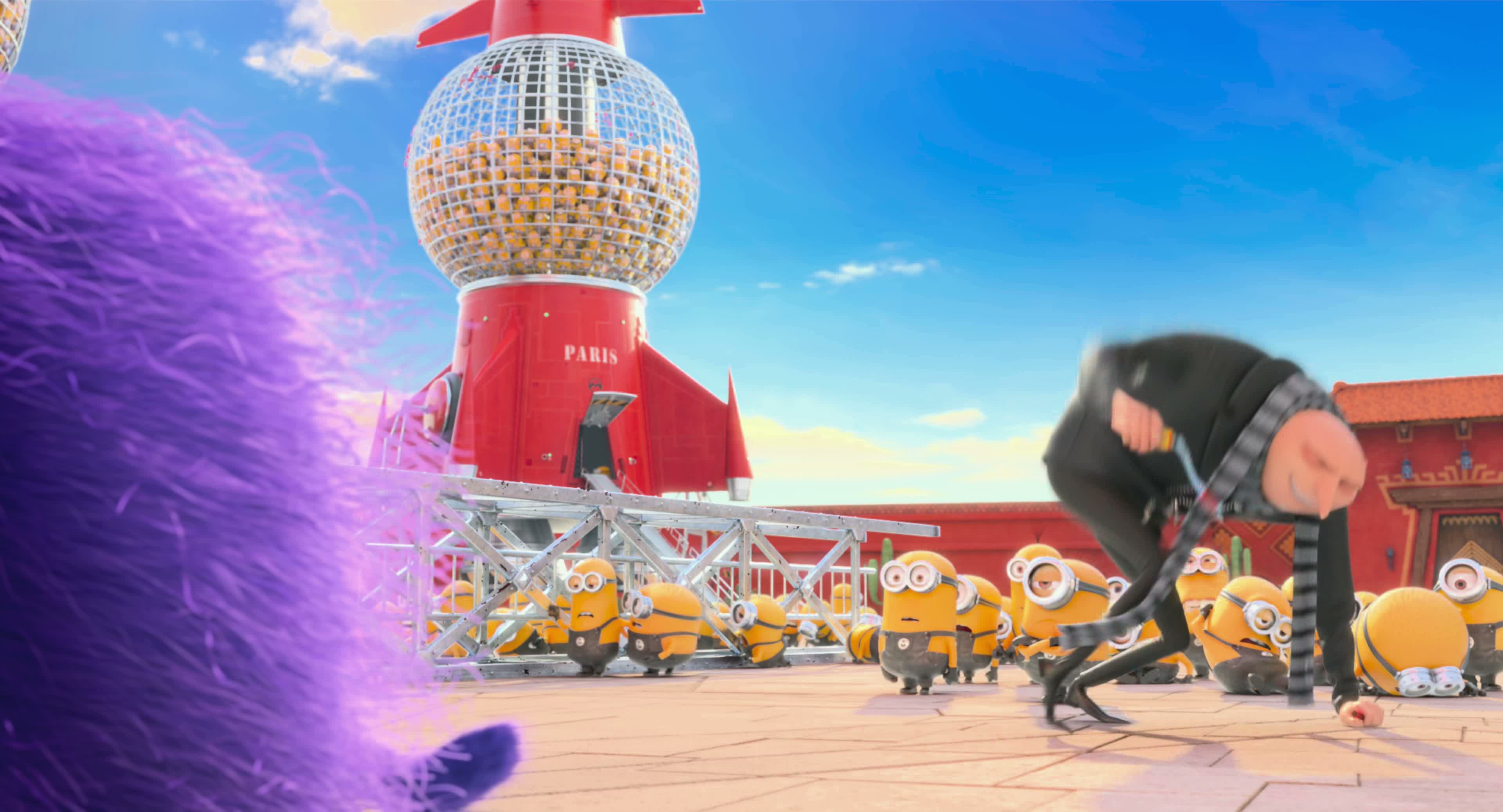 Mmm, lipstick taser! Aw, he copied me. - Despicable Me 2 | Clip.Cafe