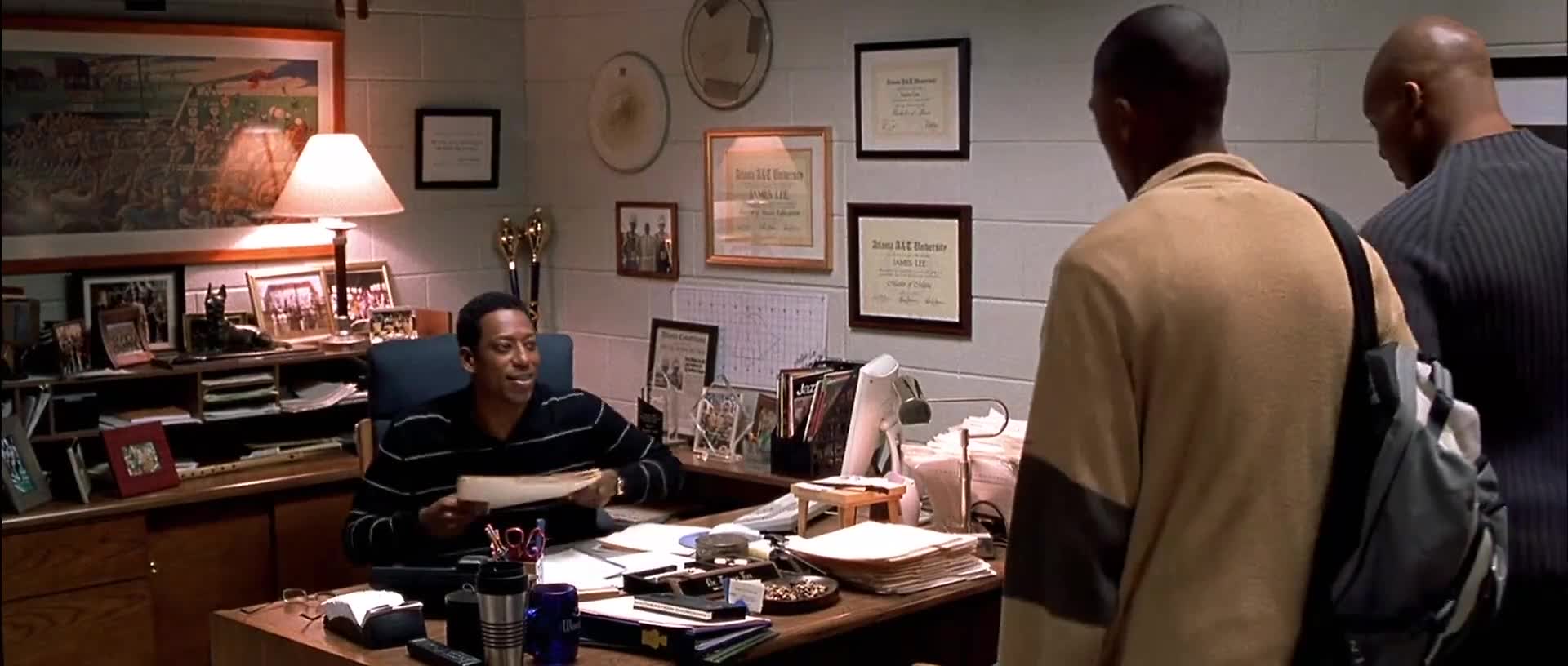 Dr. Lee, got a sec? Sure. Hey, what's up, Dr. Lee? Mr. Miles. Well, I ...