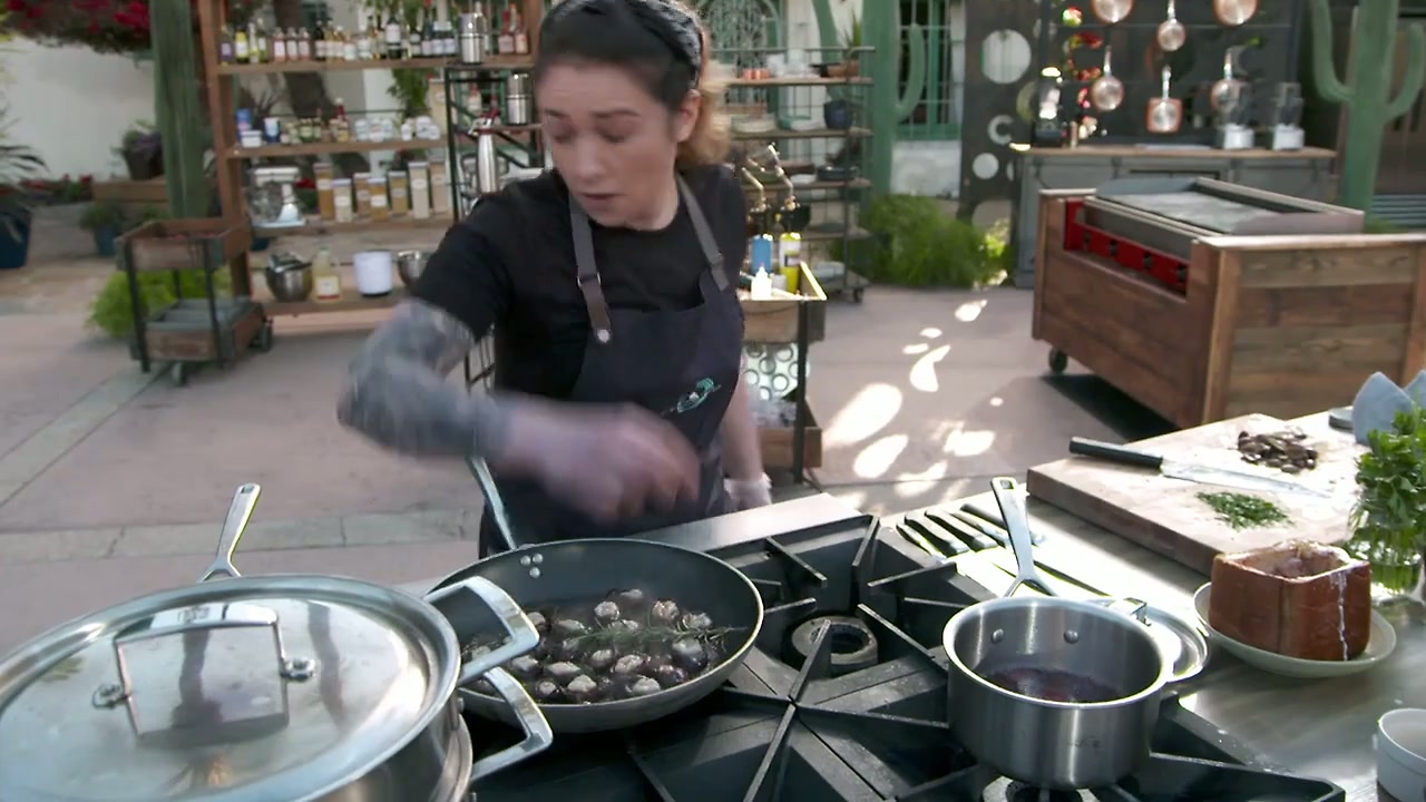 A pea shoot is delicious. - Chopped Next Gen | Clip.Cafe