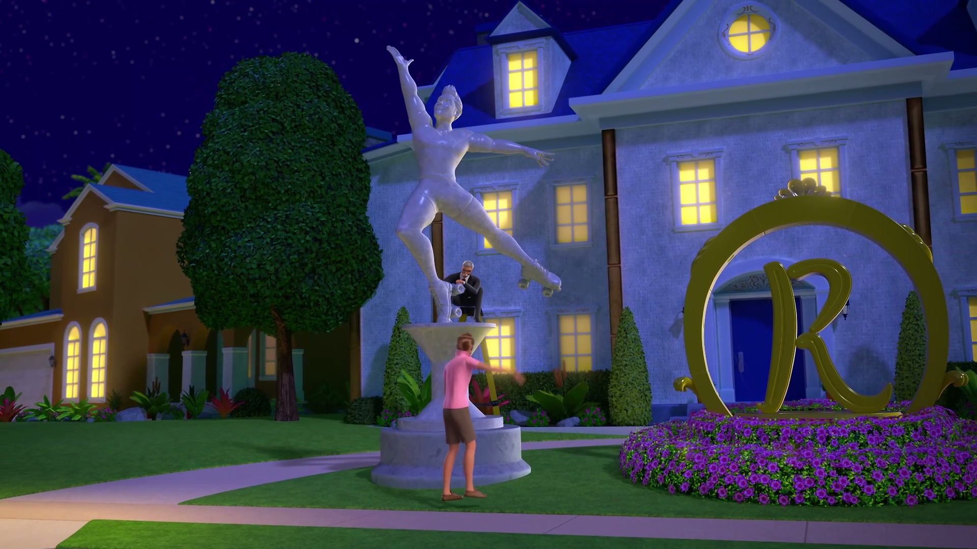 My muscles are way bigger.Start over. - Barbie: A Touch of Magic | Clip ...