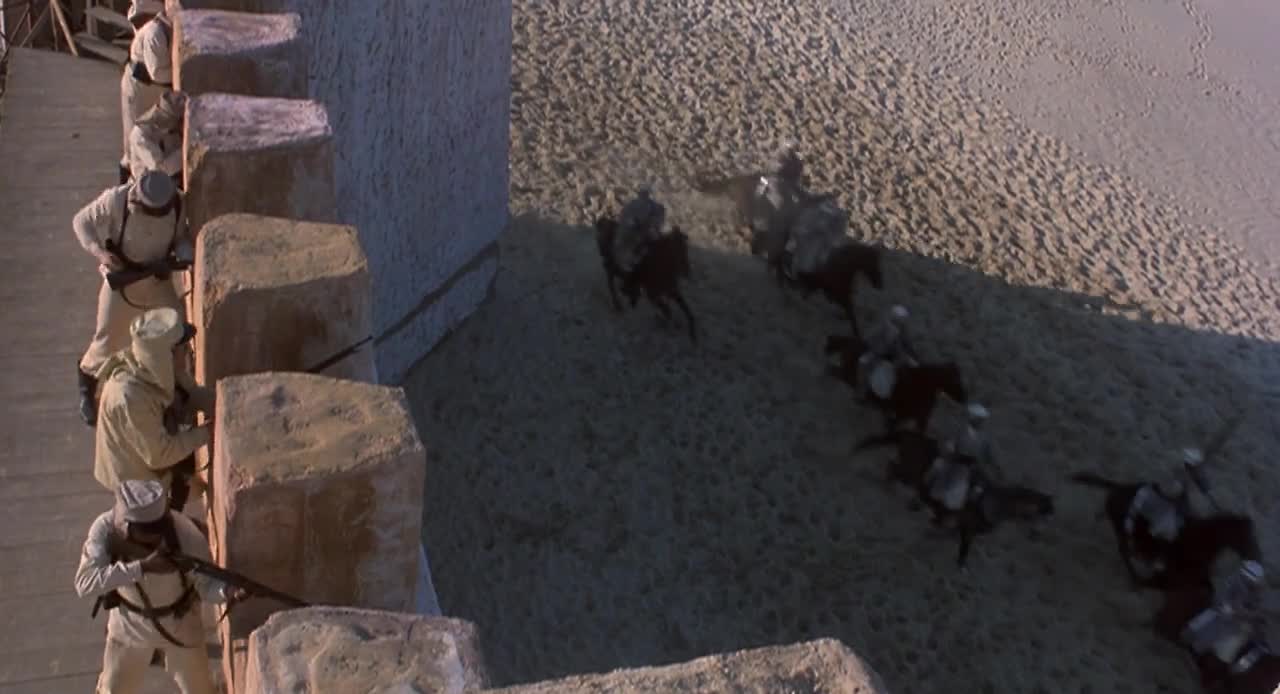 Nobody falls? Why doesn't anyone fall? Nobody...?What kind of a war is ...