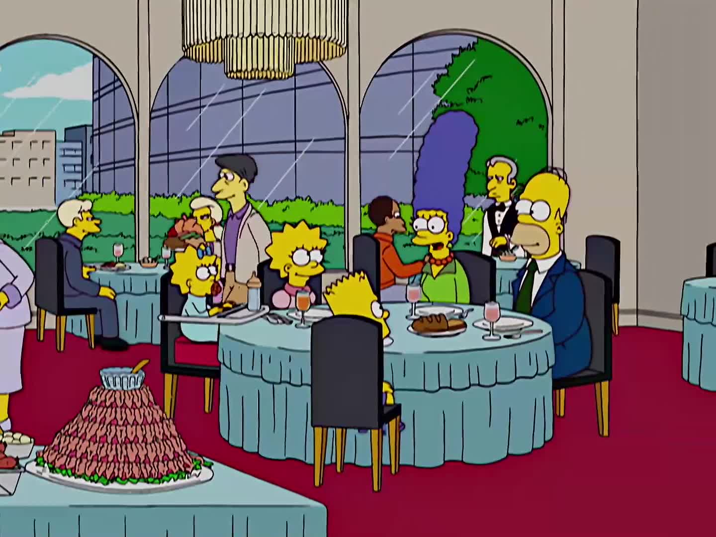 Now, before we eat, let's remember whatwe're celebrating today-- after ...