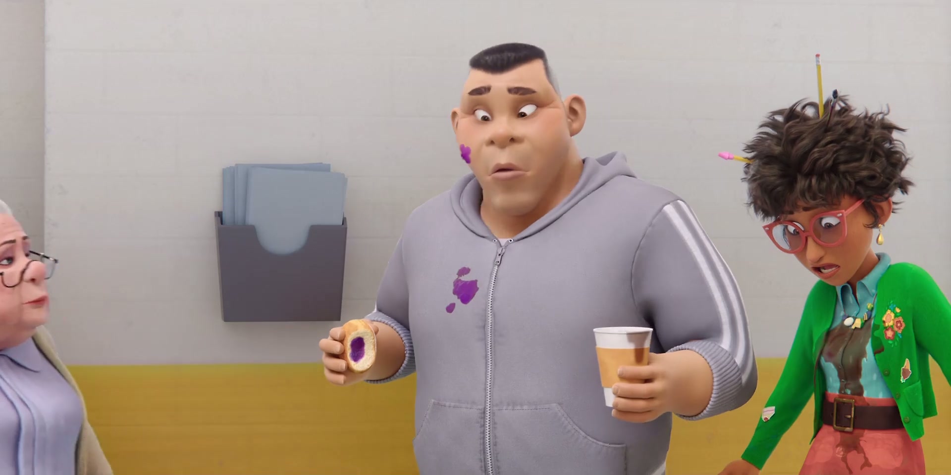 Oh, Coach Kimura. Oh, I apologize. Let me…Let me clean that for you ...