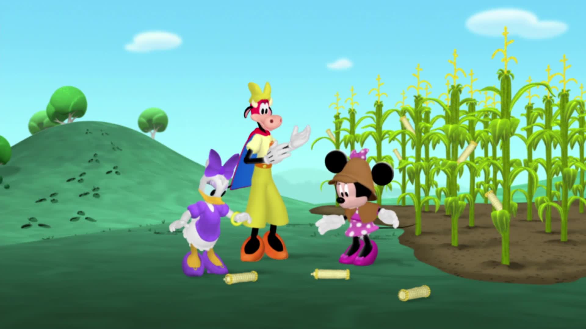 Oh, no! All the corn is gone! Maybe someone ateall the corn in the ...