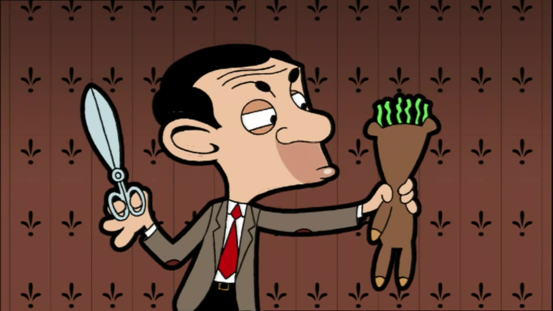 "In here And with the wonderful... Oh." - Mr. Bean: The Animated Series ...